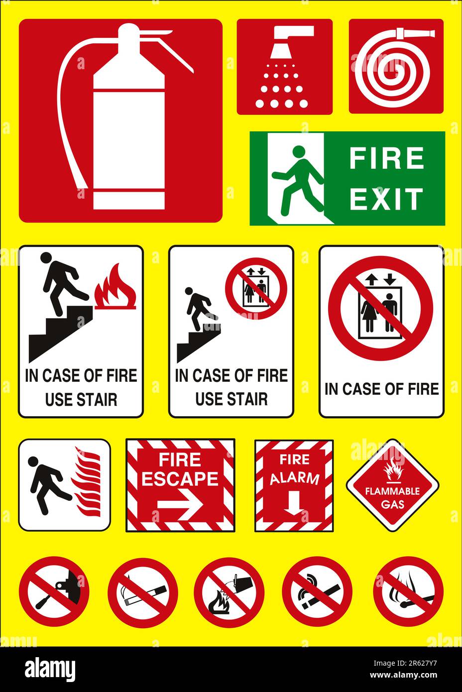 vector fire round and square sign Stock Vector Image & Art - Alamy