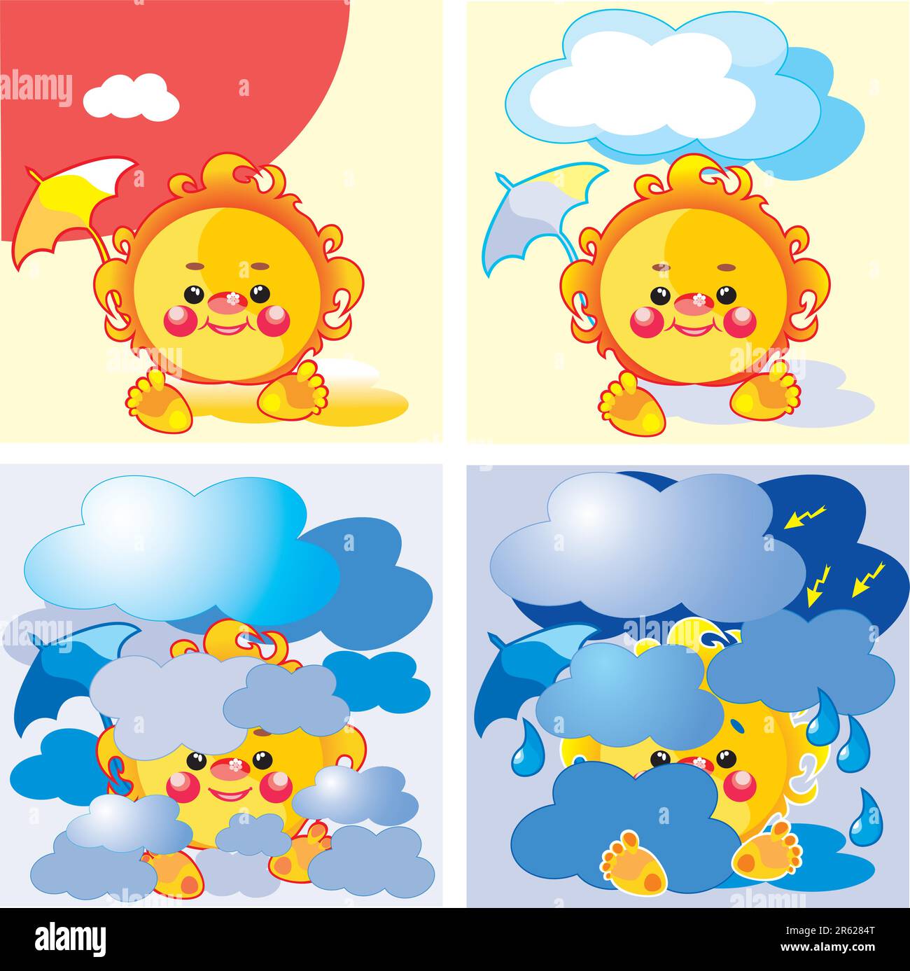 Light rain and summer Stock Vector Images - Alamy