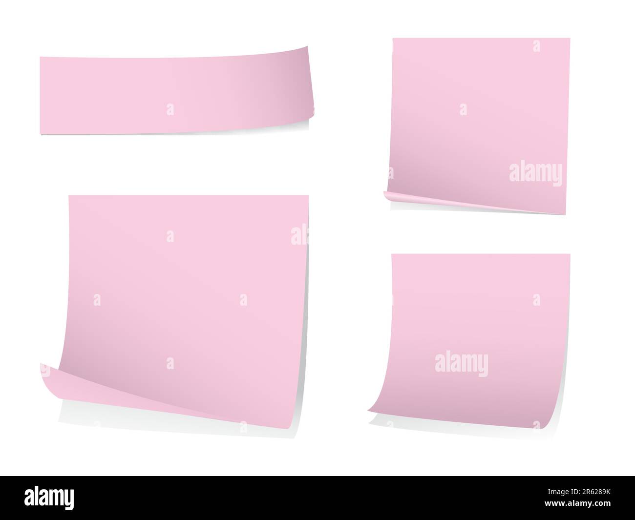 Sticky post it notes with shadows. Please check my portfolio for more ...