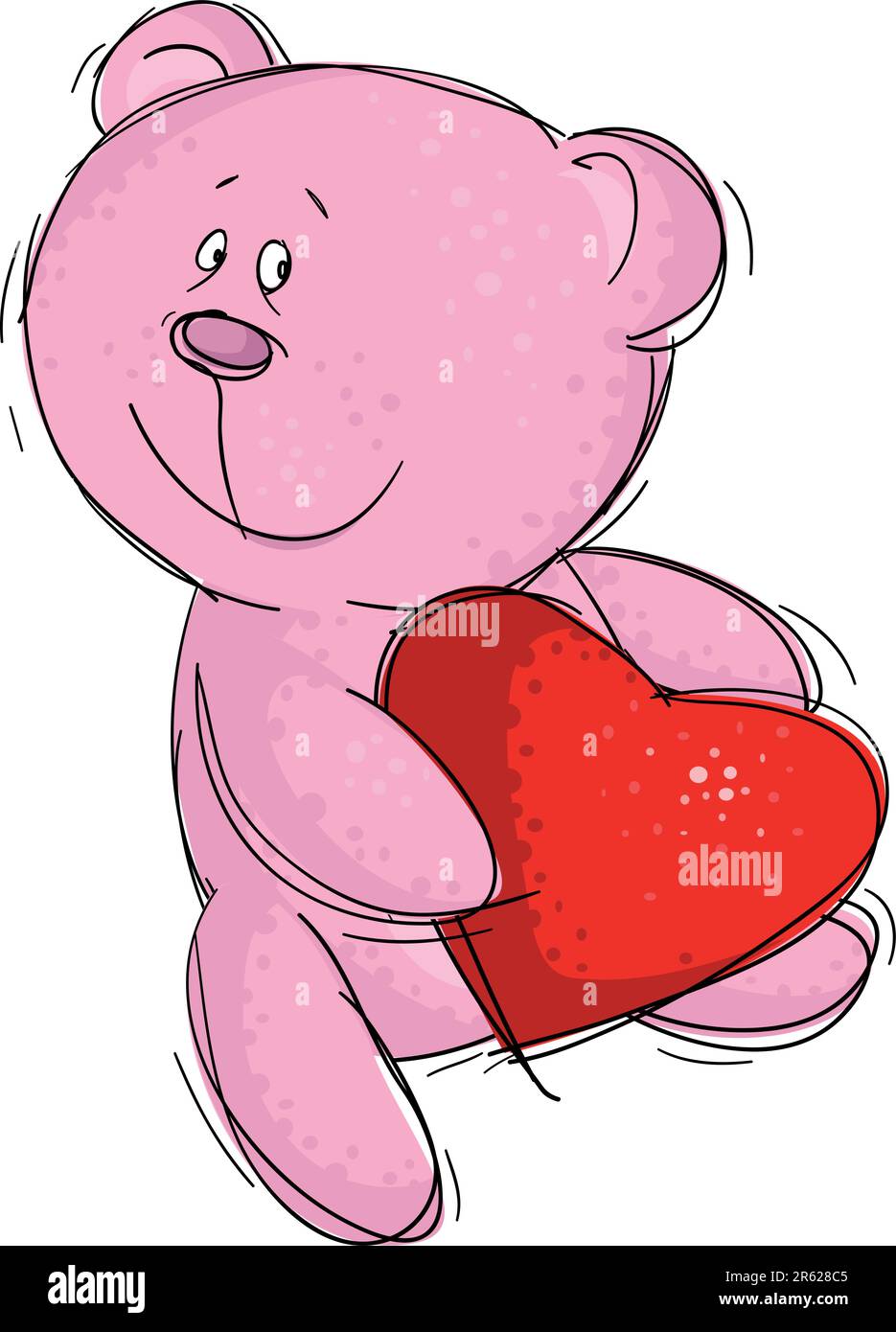 Big red bear Stock Vector Images - Alamy