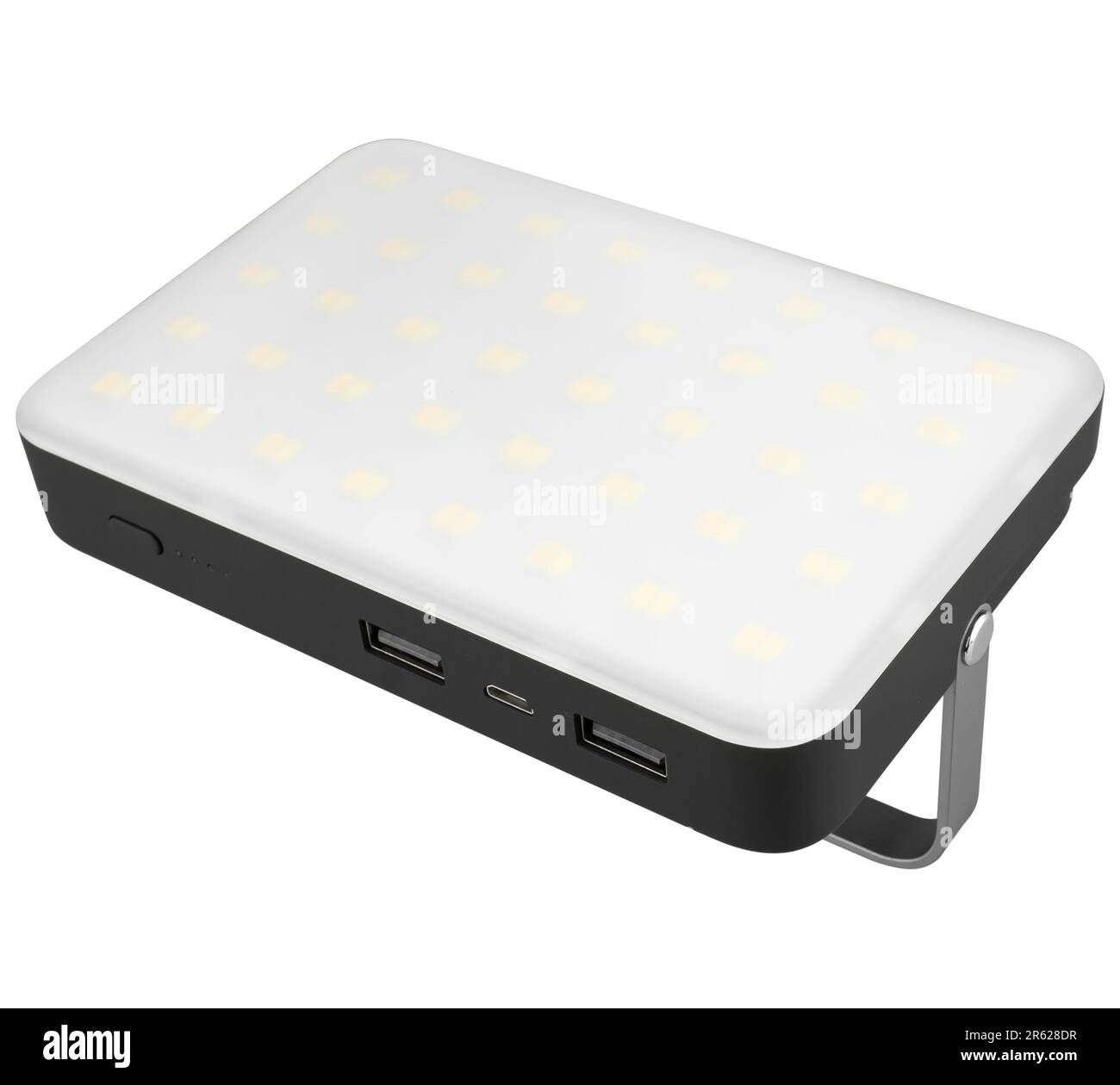 LED lantern with stand on white background in insulation Stock Photo ...