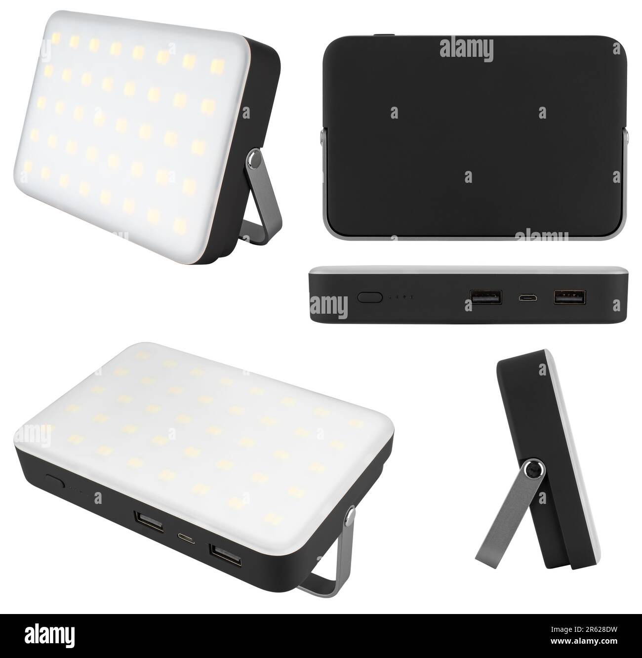 LED lantern with stand on white background in insulation Stock Photo ...