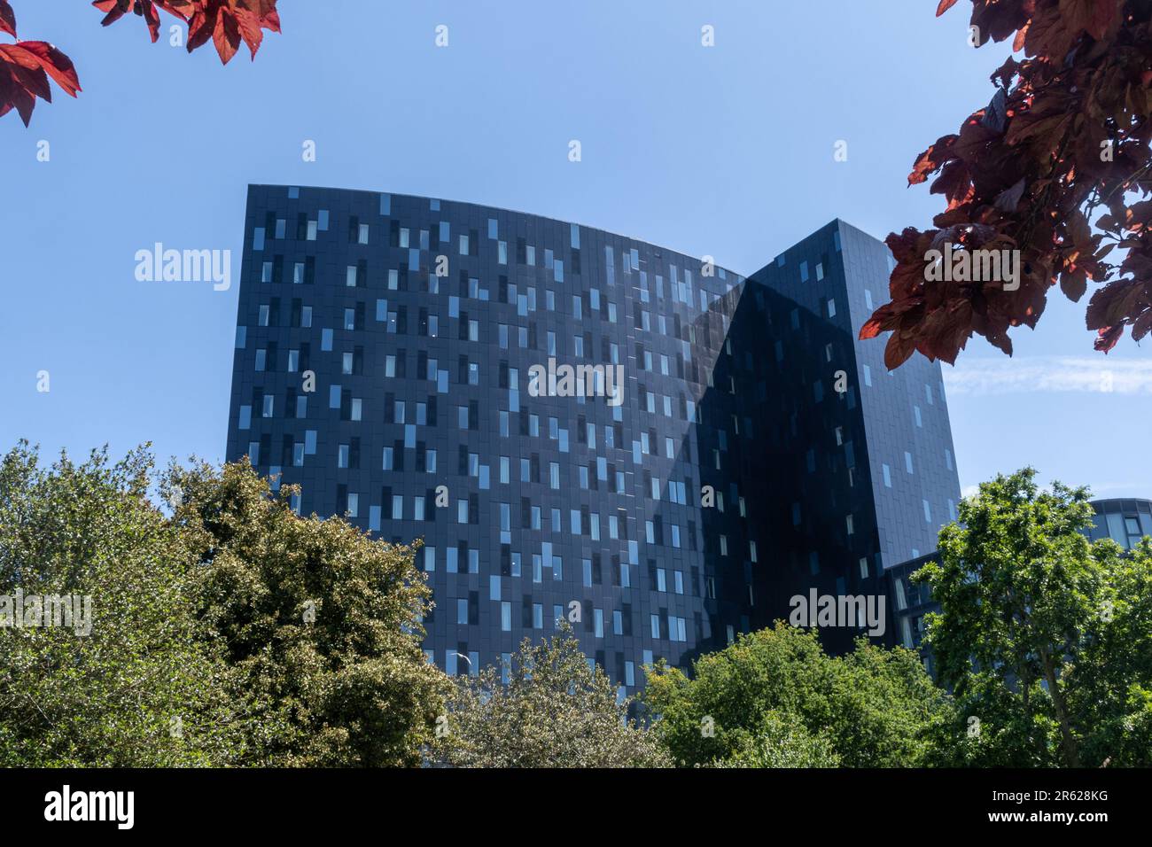 View of Catherine House tower block, now student accommodation formerly ...