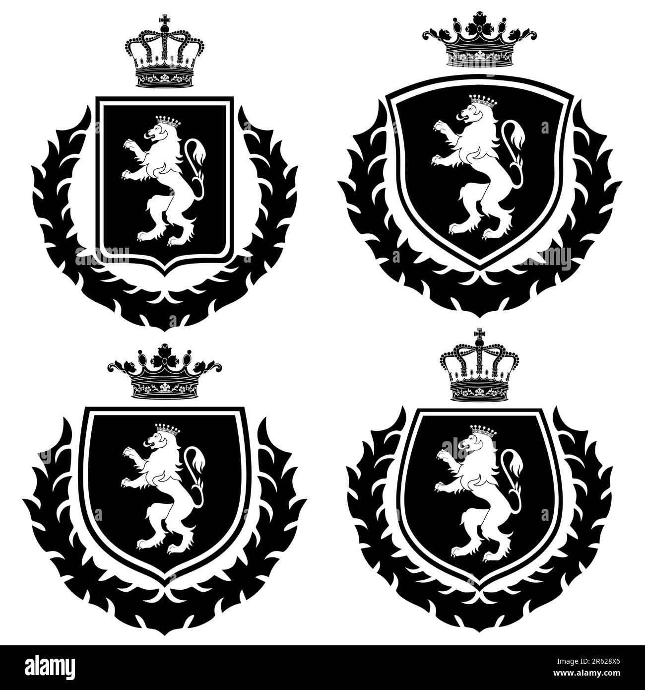 Coat of arms. Vector Illustration Stock Vector Image & Art - Alamy