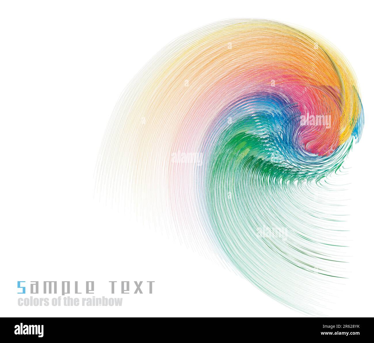 Abstract Rainbow Colours Spectrum Business Card Background Stock Vector ...