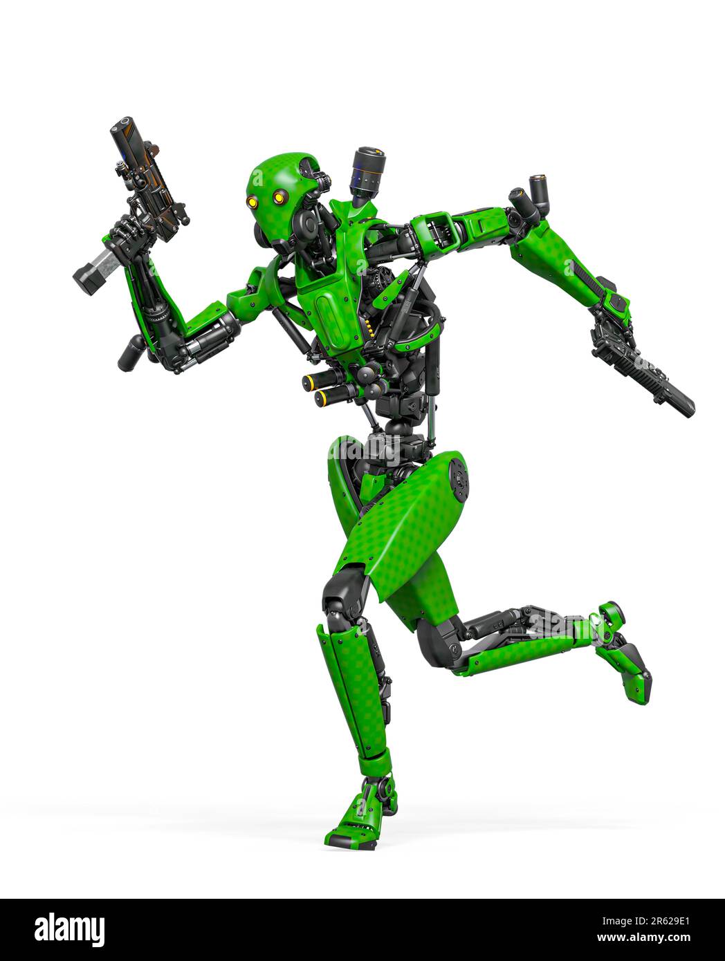 Pistol in space Cut Out Stock Images & Pictures - Alamy