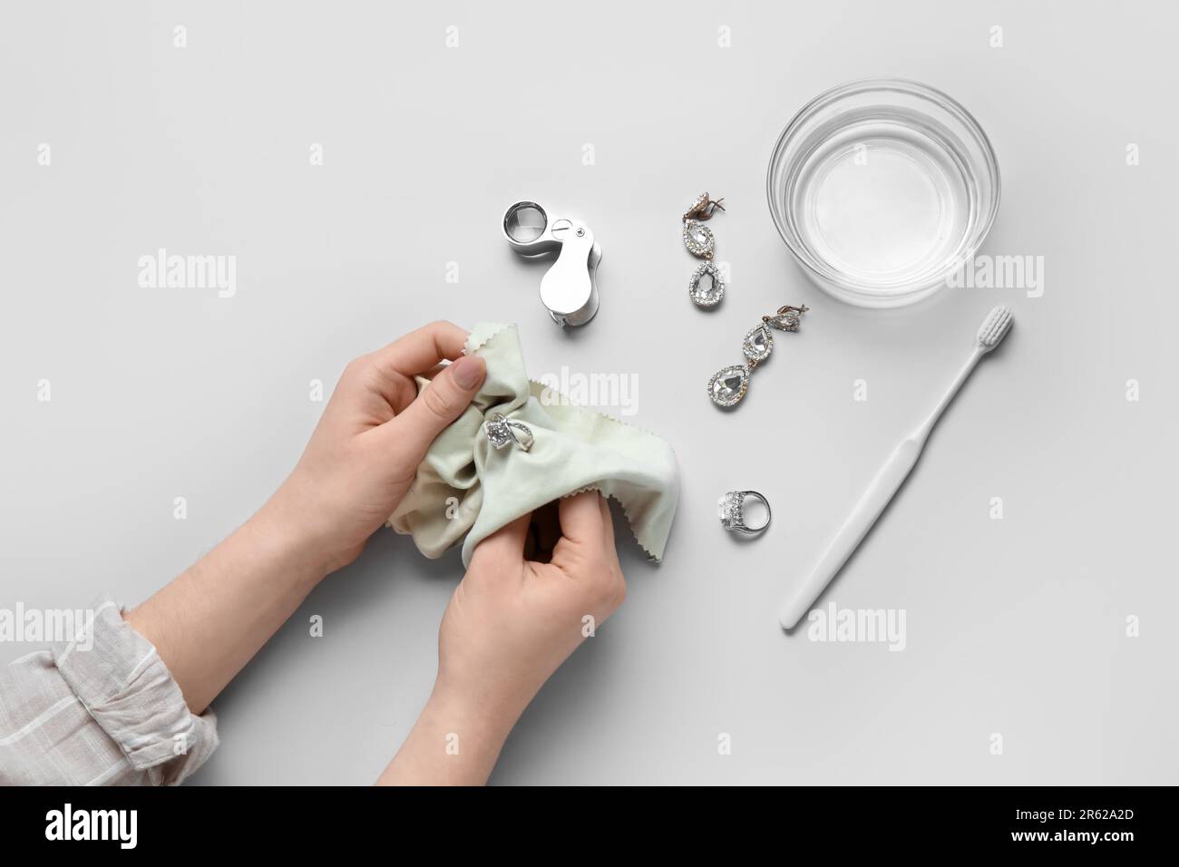 Polishing silver toothbrush hi-res stock photography and images - Alamy