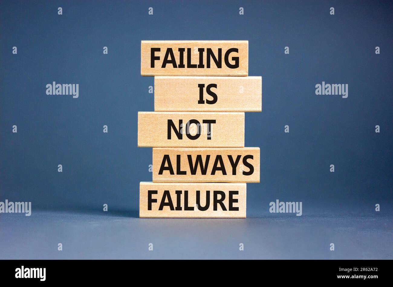 Failure or failing symbol. Concept words Failing is not always failure ...