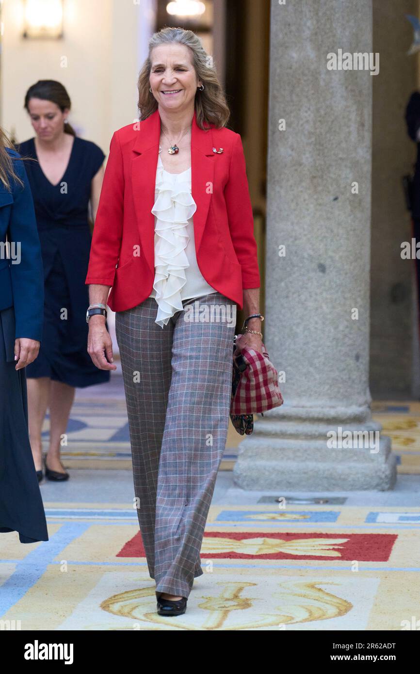 Madrid. Spain. 20230606, Princess Elena de Borbon attends Awards ...
