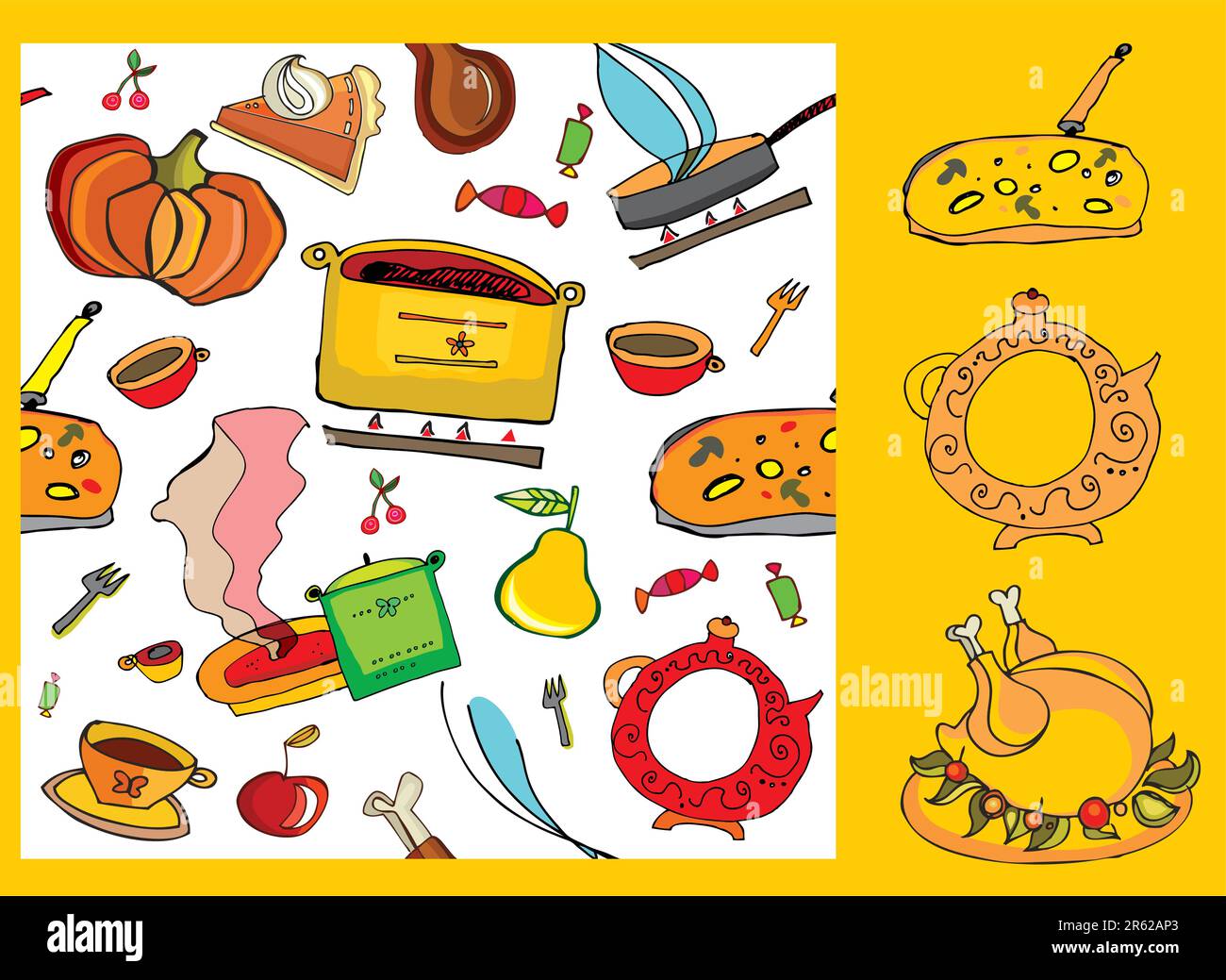 Round grocery store Stock Vector Images - Alamy