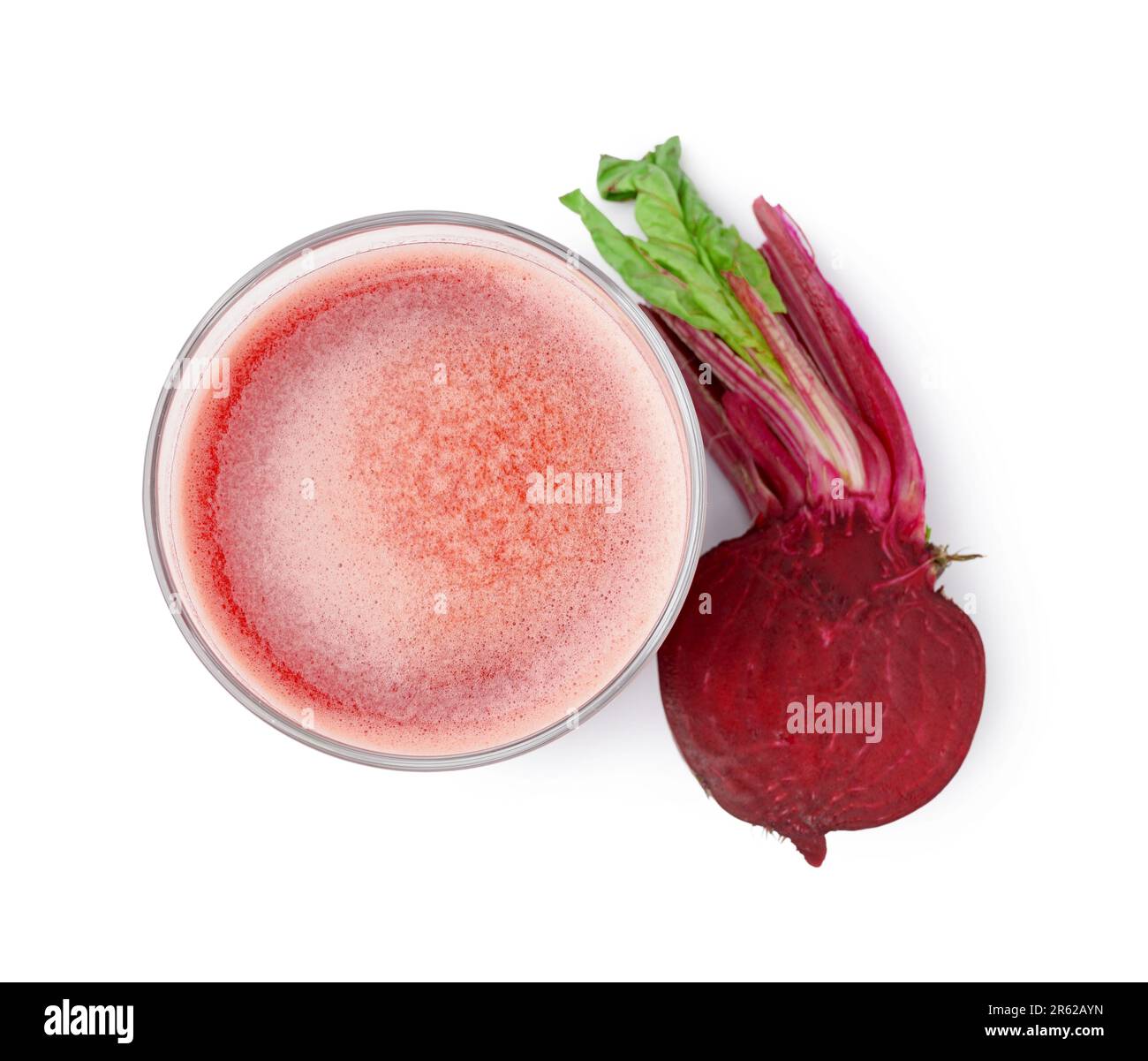 Glass of fresh beetroot juice isolated on white background Stock Photo ...