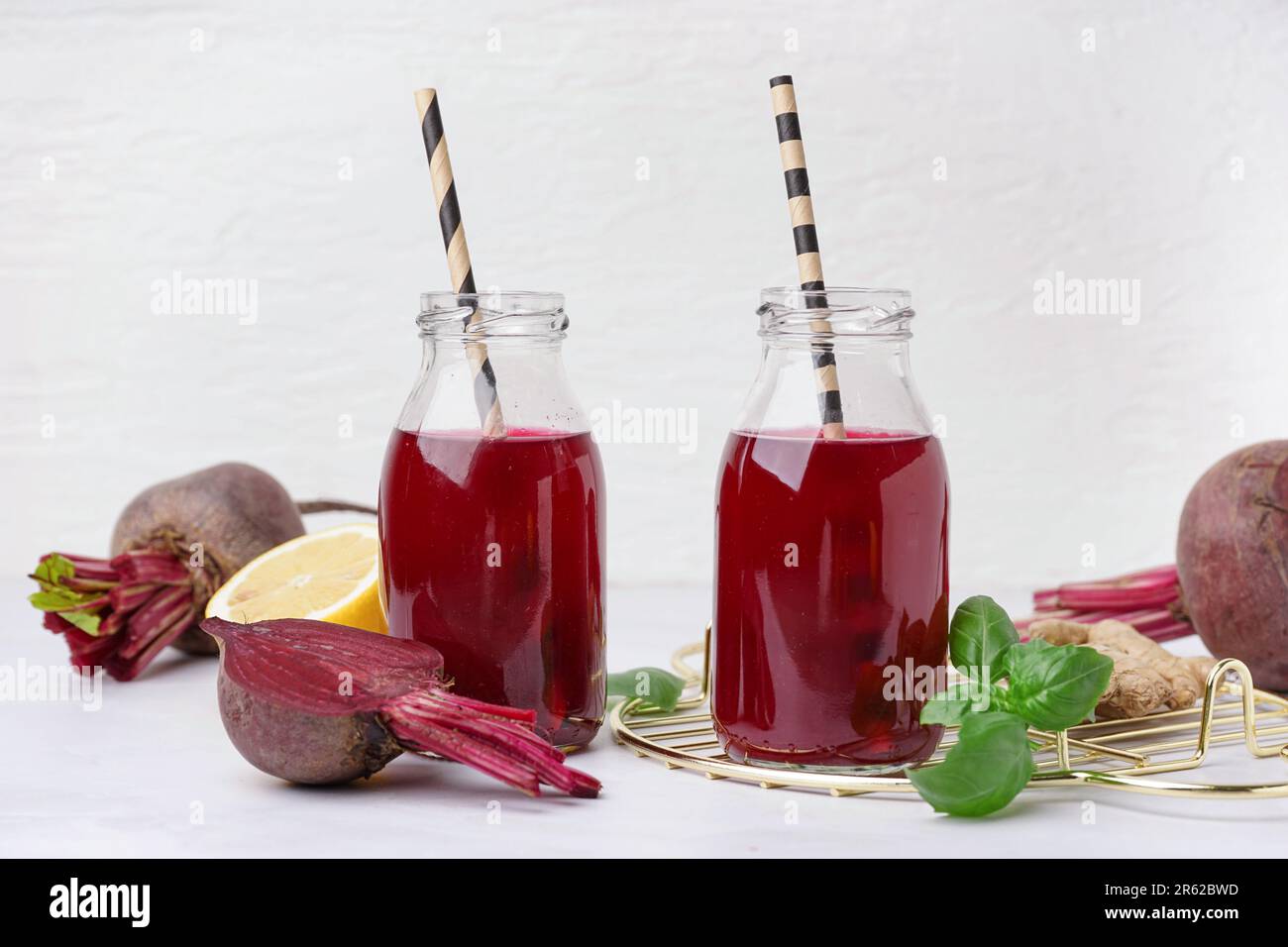 Beetroot juice bottles hi-res stock photography and images - Alamy