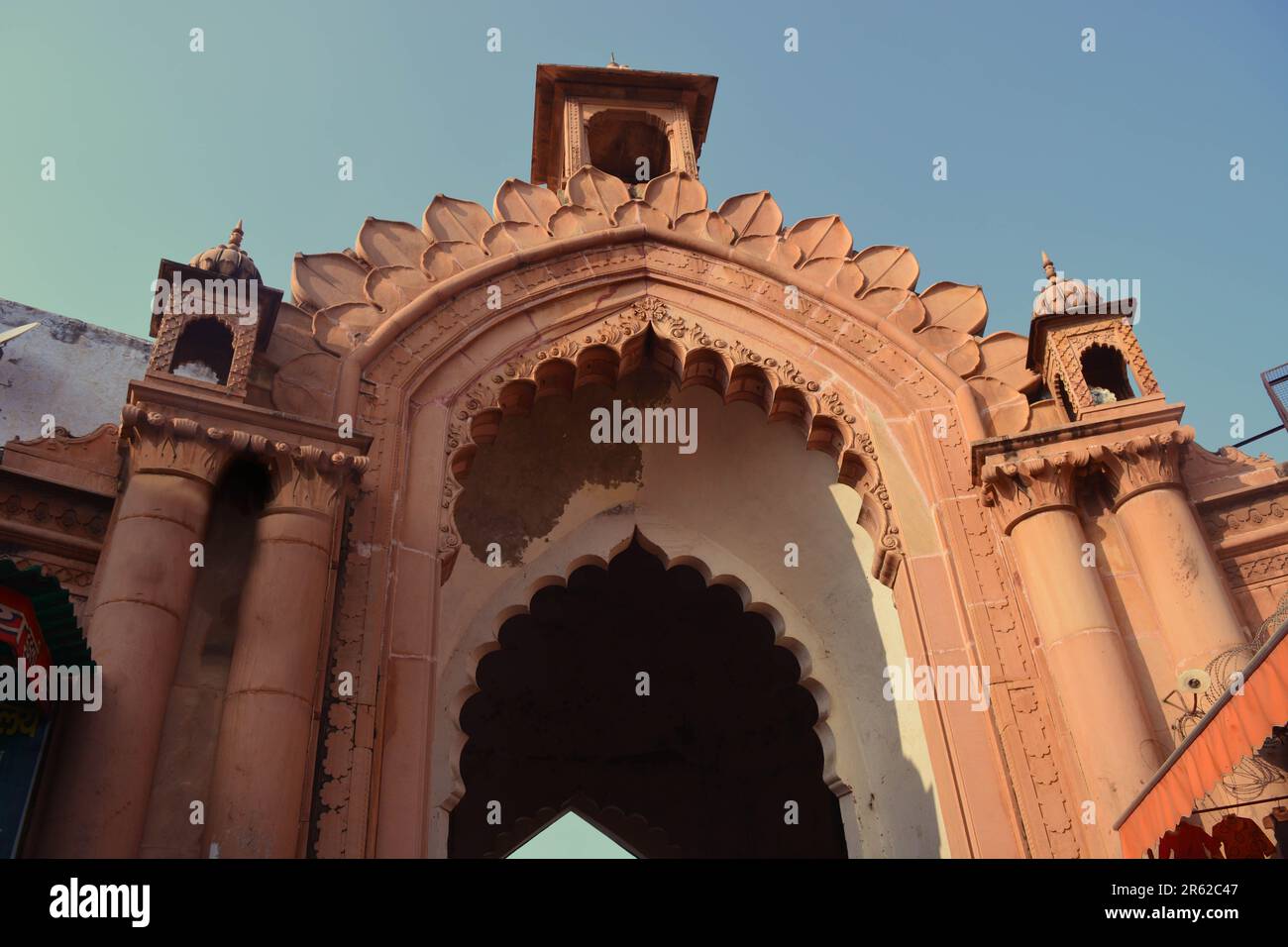 Beautiful gate of vrindawan Stock Photo - Alamy