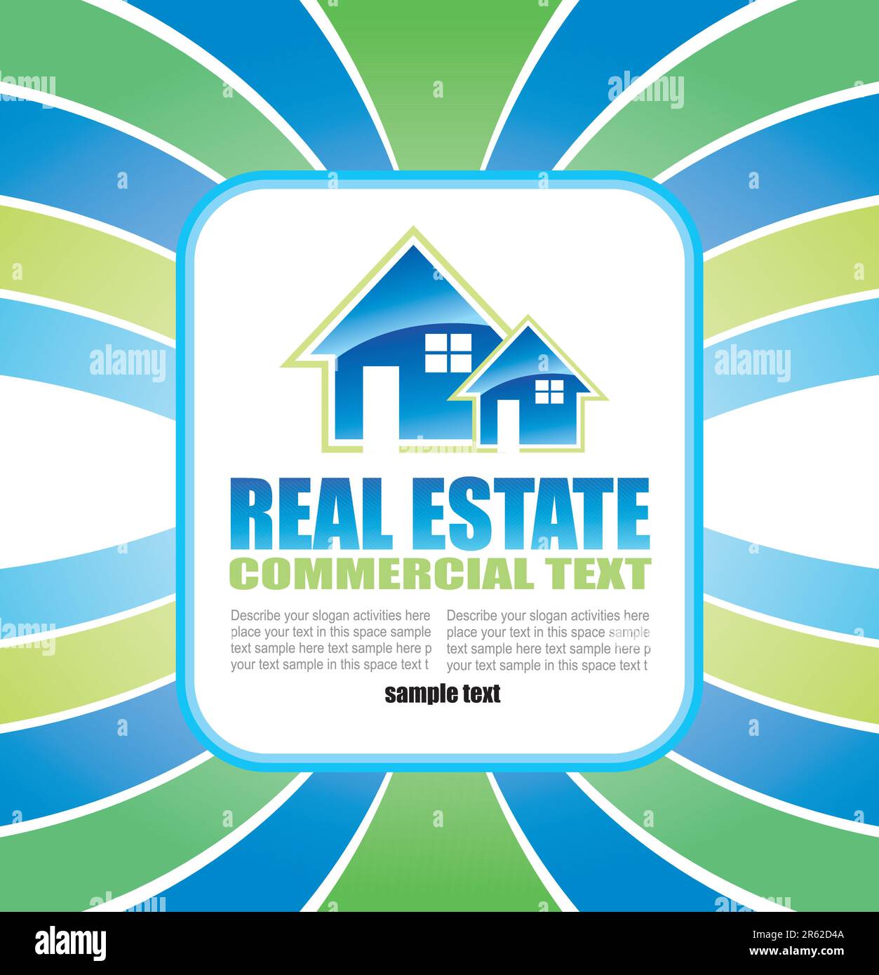 Abstract Real Estate Background for Brochure of flyers Stock Vector ...