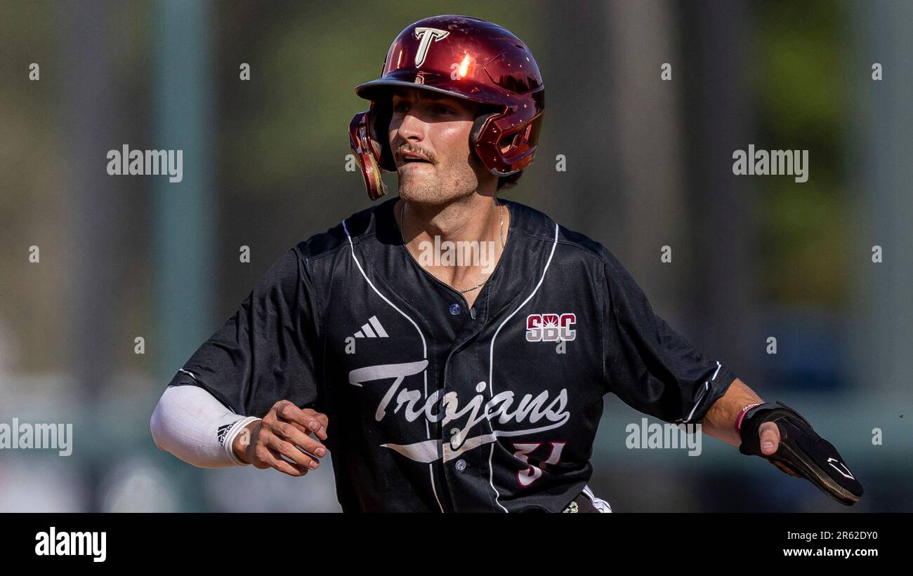 Troy infielder Donovan Whibbs (31) during an NCAA baseball game on ...