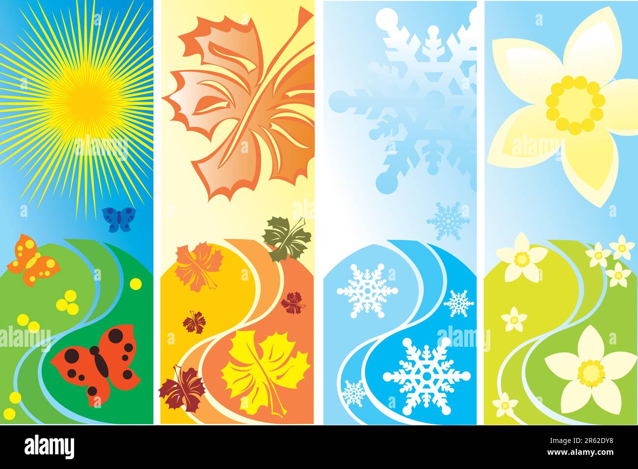 New seasons Stock Vector Images - Alamy
