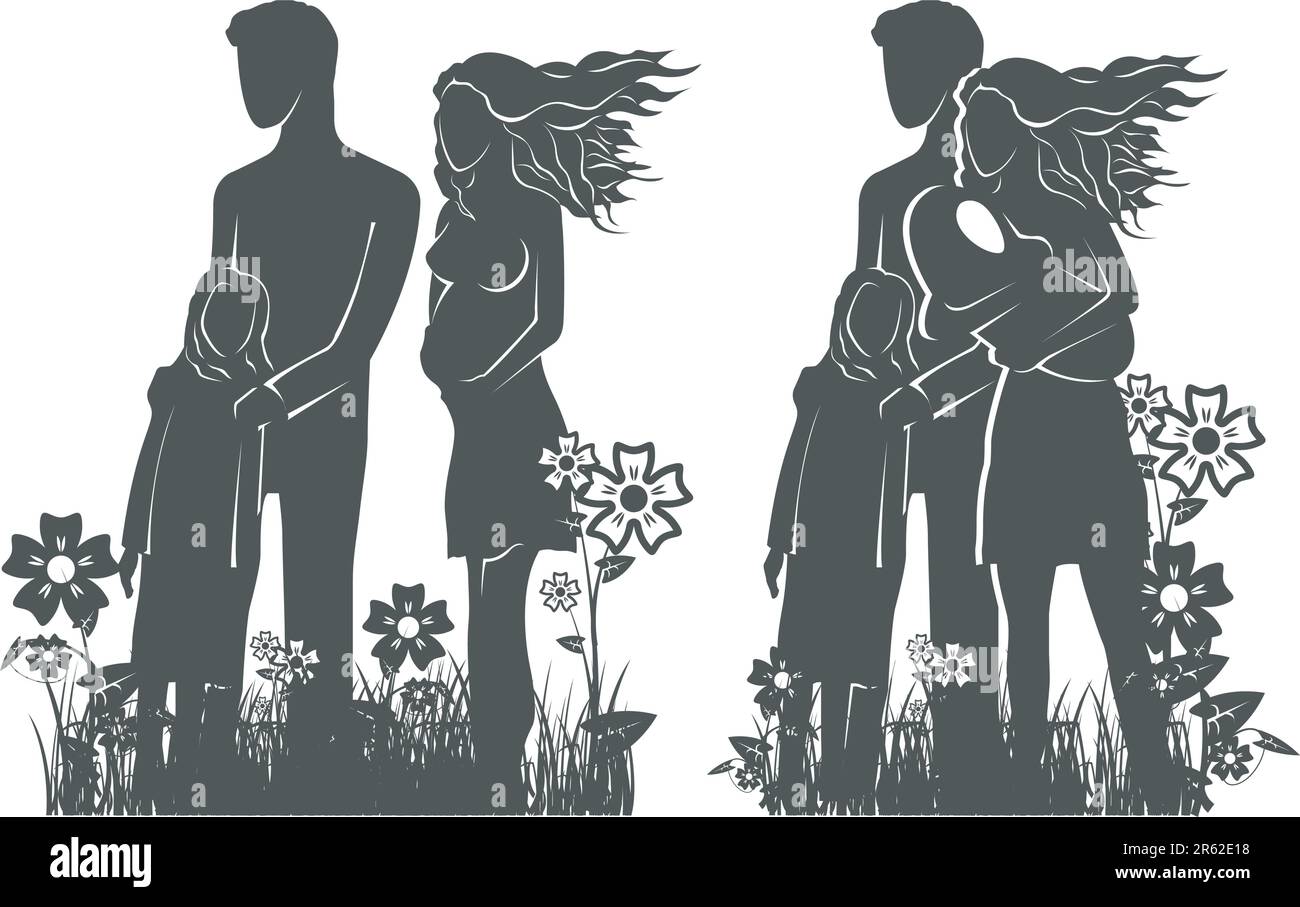 Embrace relationships Stock Vector Images - Alamy