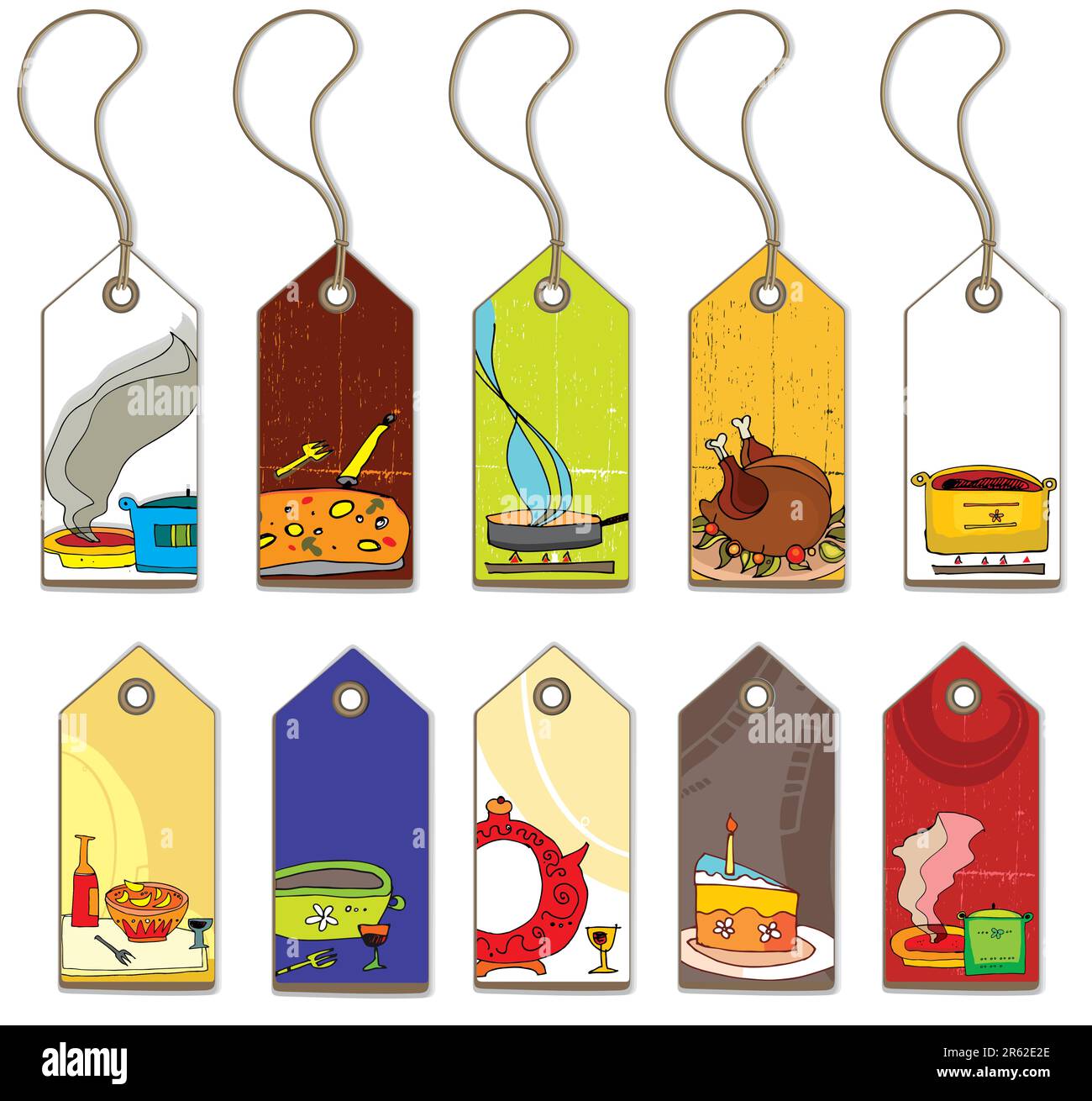 Food paper grocery bag Stock Vector Images - Alamy