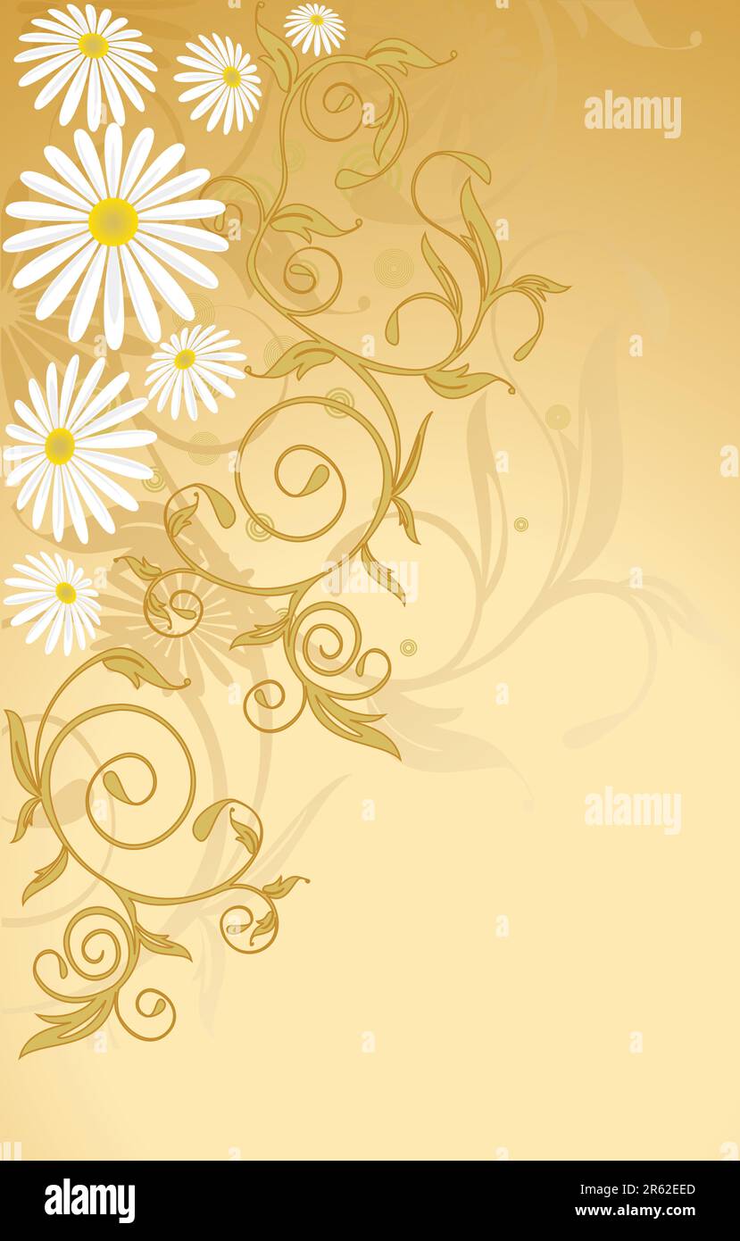 flower background, element for design, vector illustration Stock Vector ...