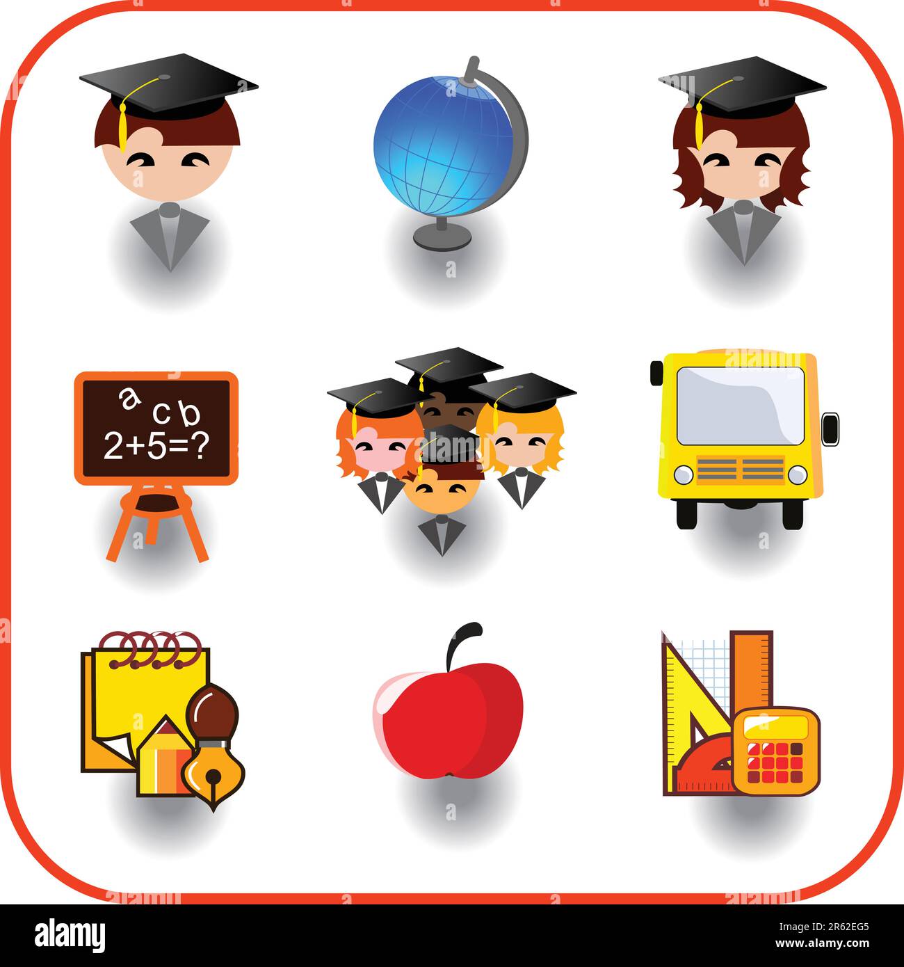 Ruler paper clip Stock Vector Images - Alamy