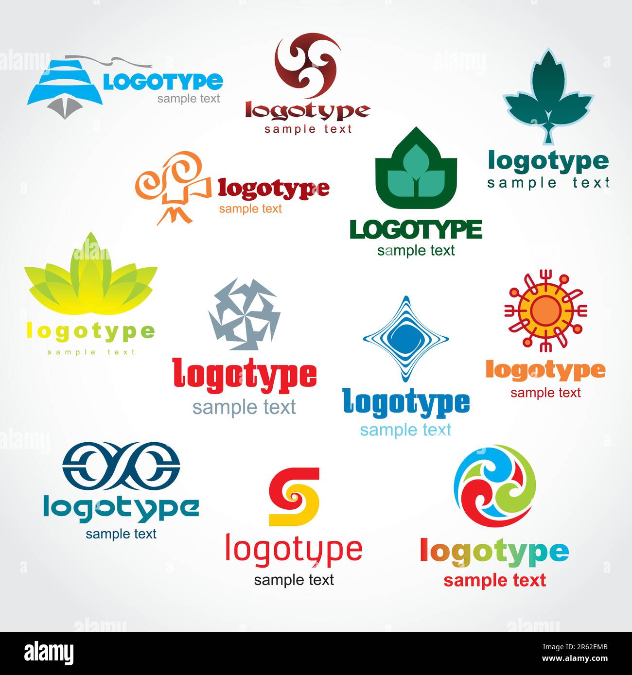 Set of vector trade marks for your company or a site Stock Vector Image ...