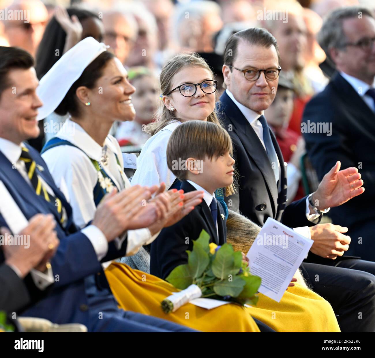 Crown Princess Victoria, Prince Oscar, Princess Estelle and Prince ...
