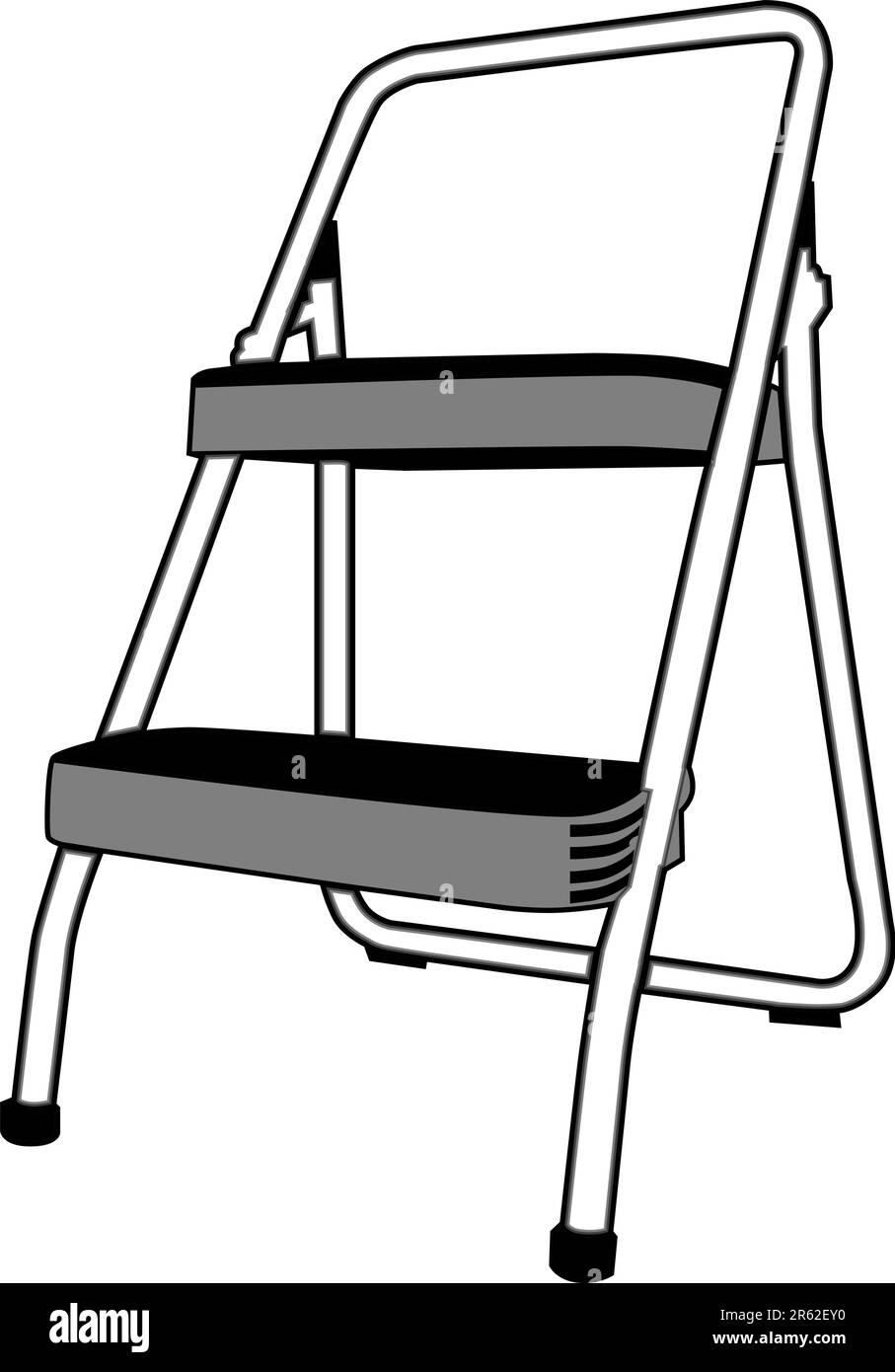 Step ladder isolated on a white background Stock Vector Image & Art - Alamy