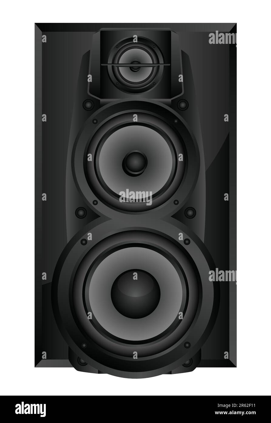 Isolated image of audio speaker. Vector illustration Stock Vector Image ...