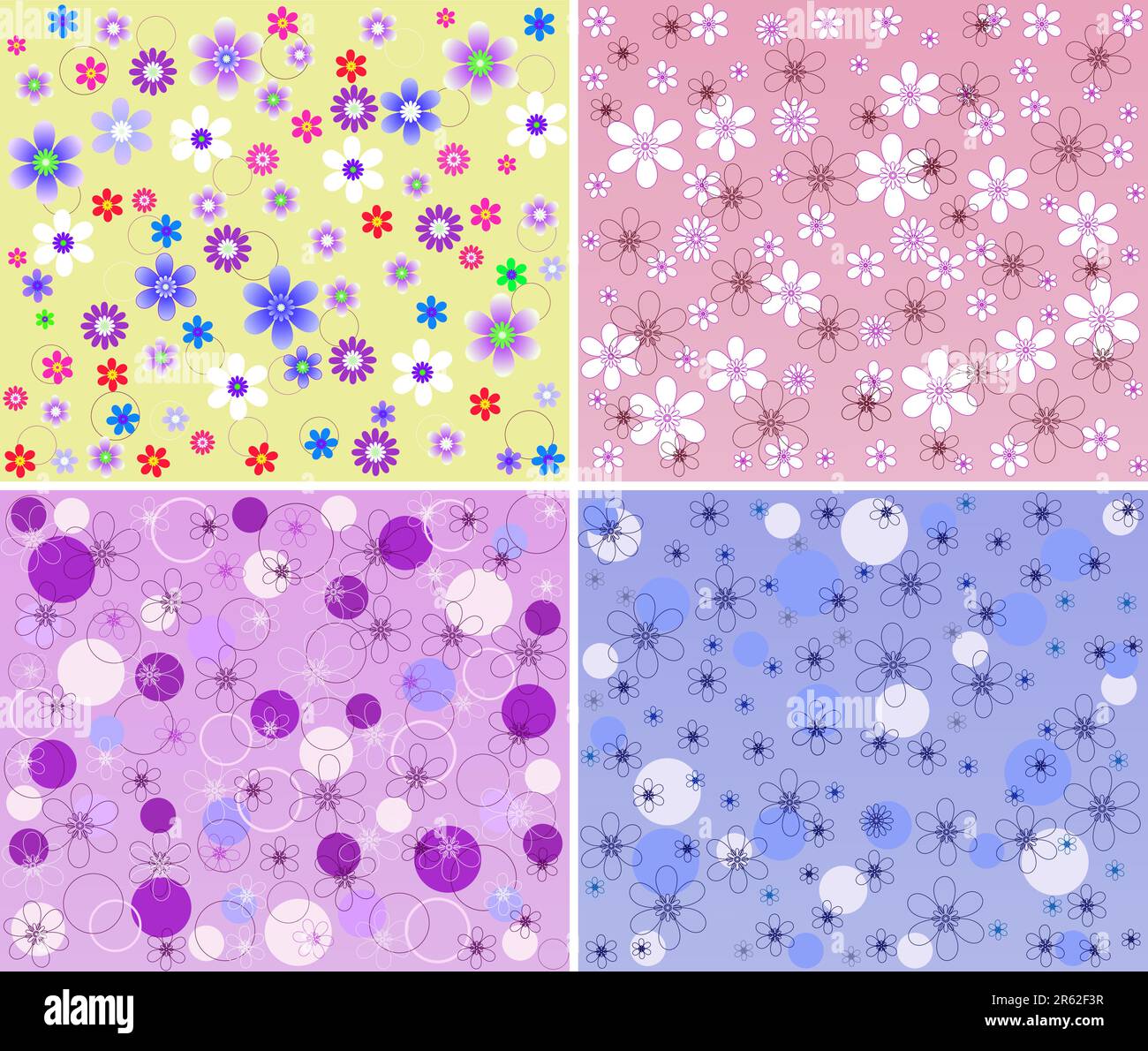 Floral pattern - vector Stock Vector Image & Art - Alamy
