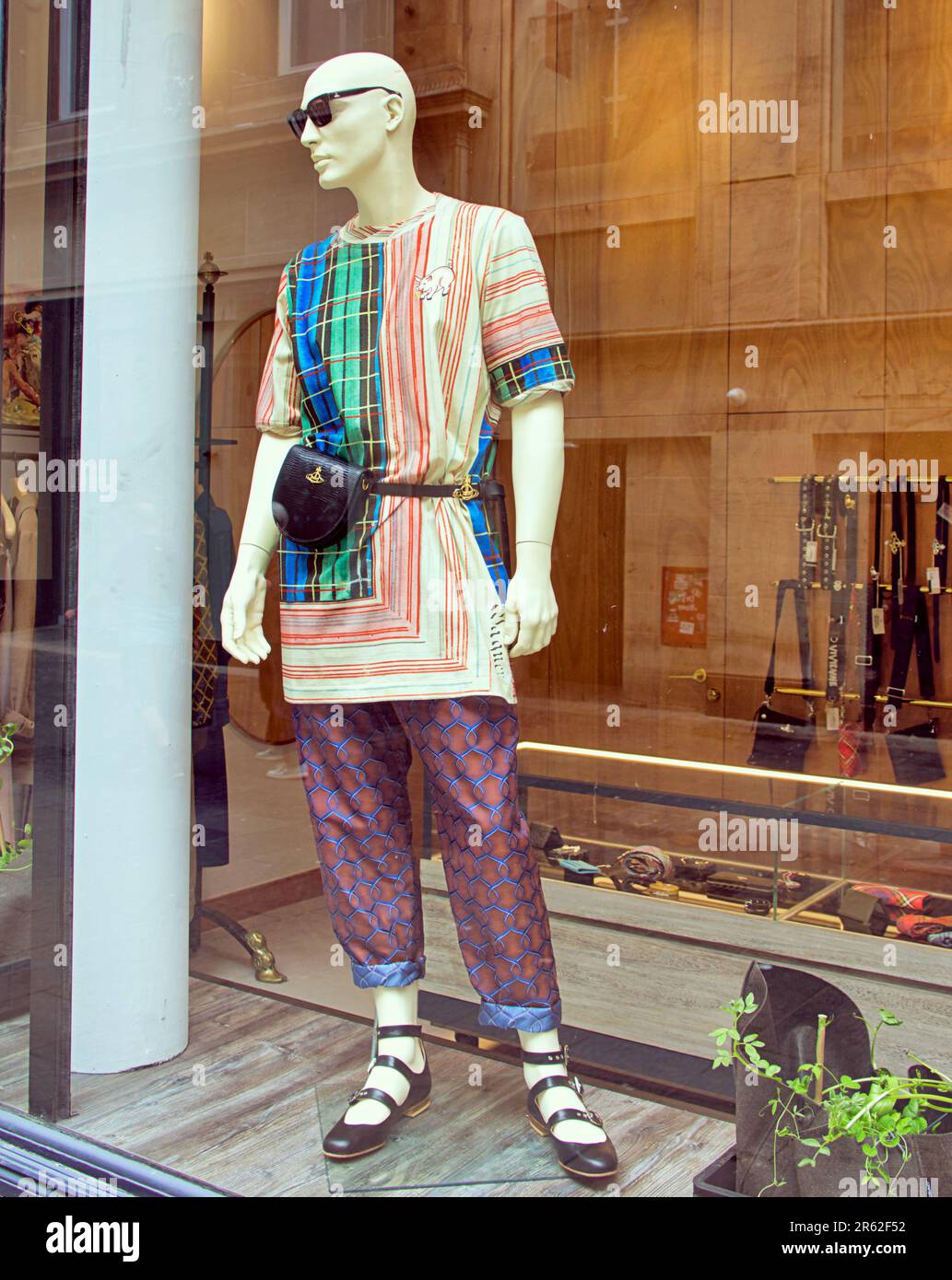 Vivienne Westwood designs iconic fashion Glasgow, Scotland, UK Stock ...