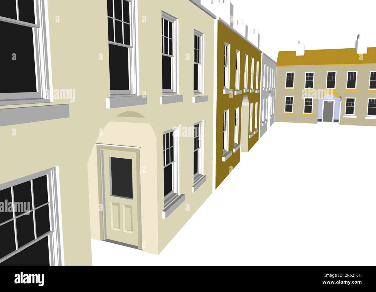 Architect's Home / Office in vector format. Every feature of each ...
