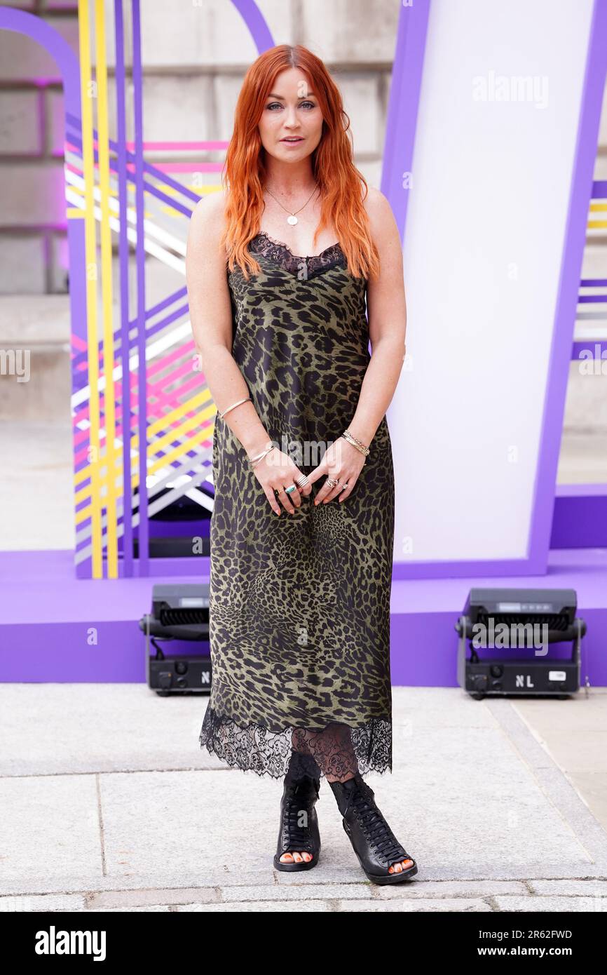 Arielle Free attending the Royal Academy of Arts Summer Exhibition ...