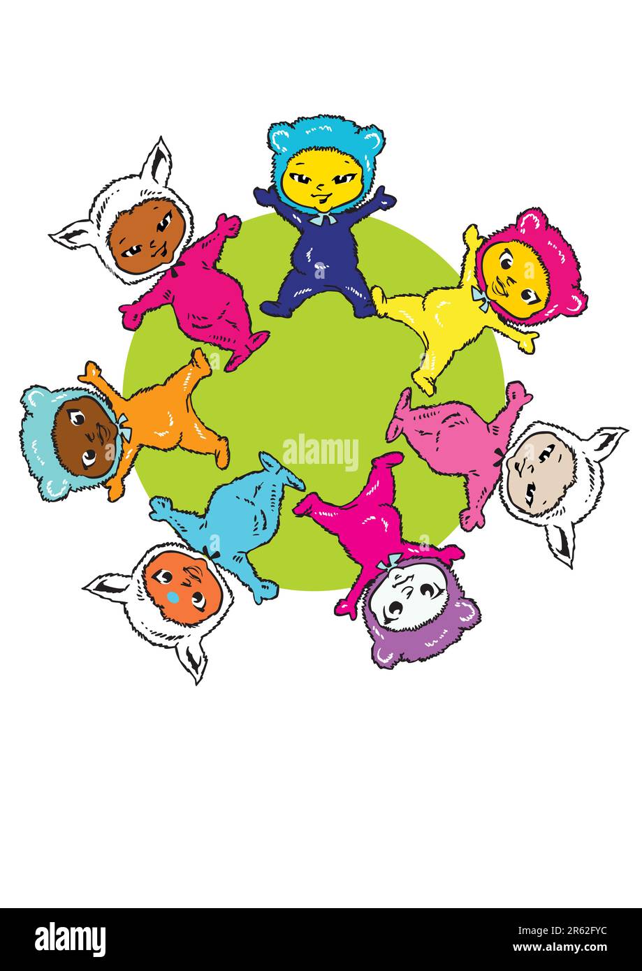 Unity and diversity Stock Vector Images - Alamy