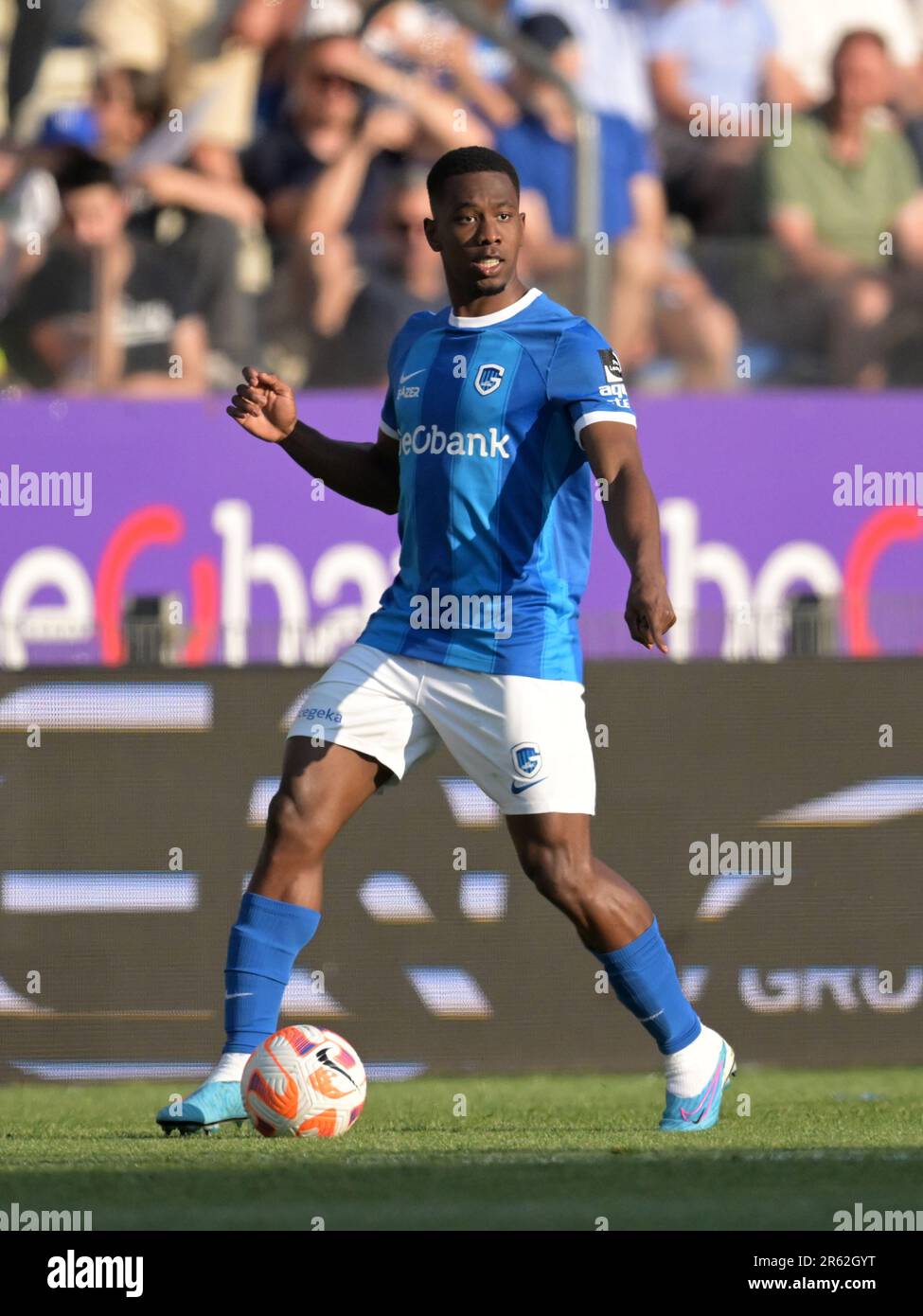 GENK - Carlos Cuesta of KRC Genk during the Belgian Jupiler Pro League ...