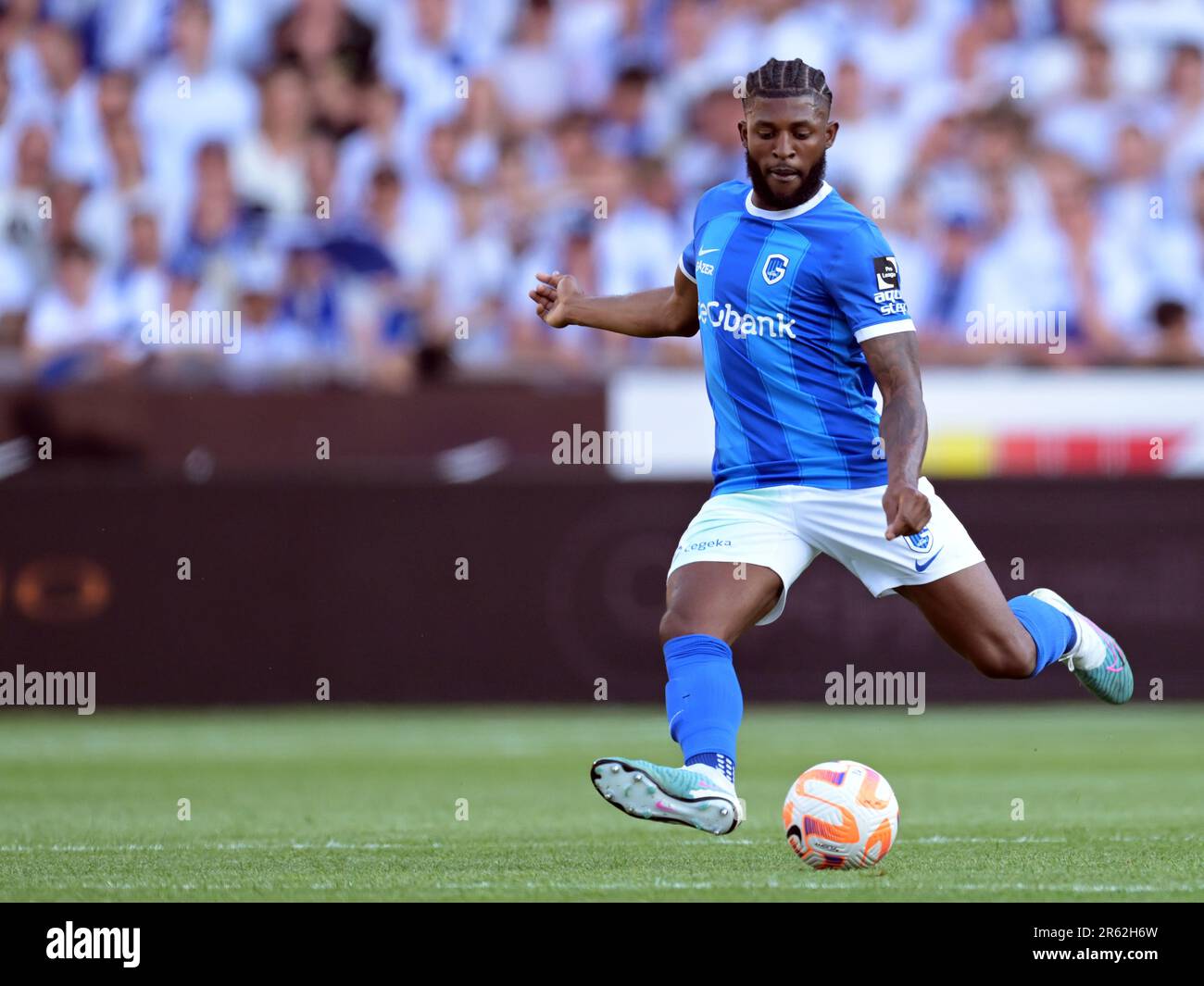 GENK - Mark McKenzie of KRC Genk during the Belgian Jupiler Pro League ...