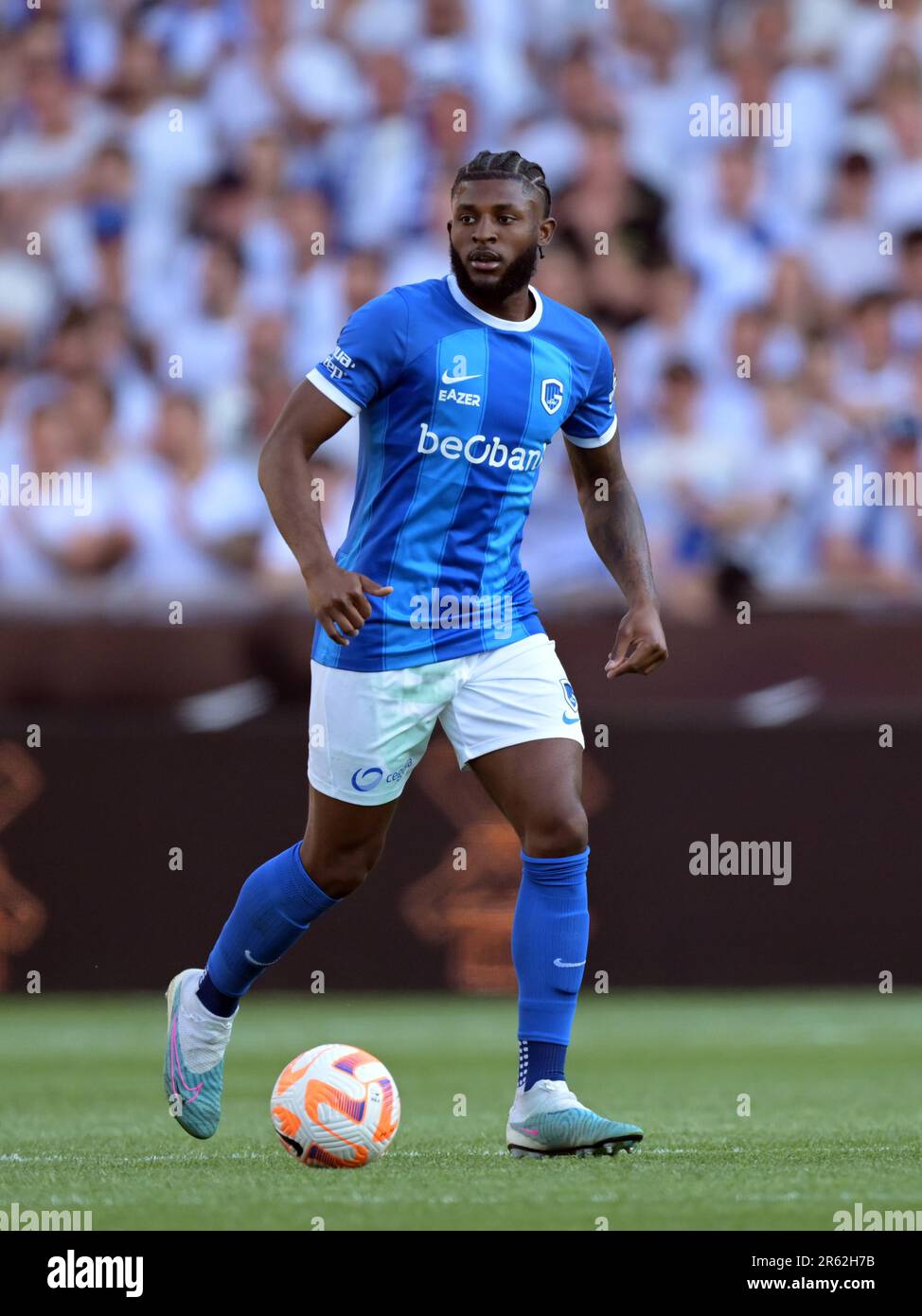 GENK - Mark McKenzie of KRC Genk during the Belgian Jupiler Pro League ...