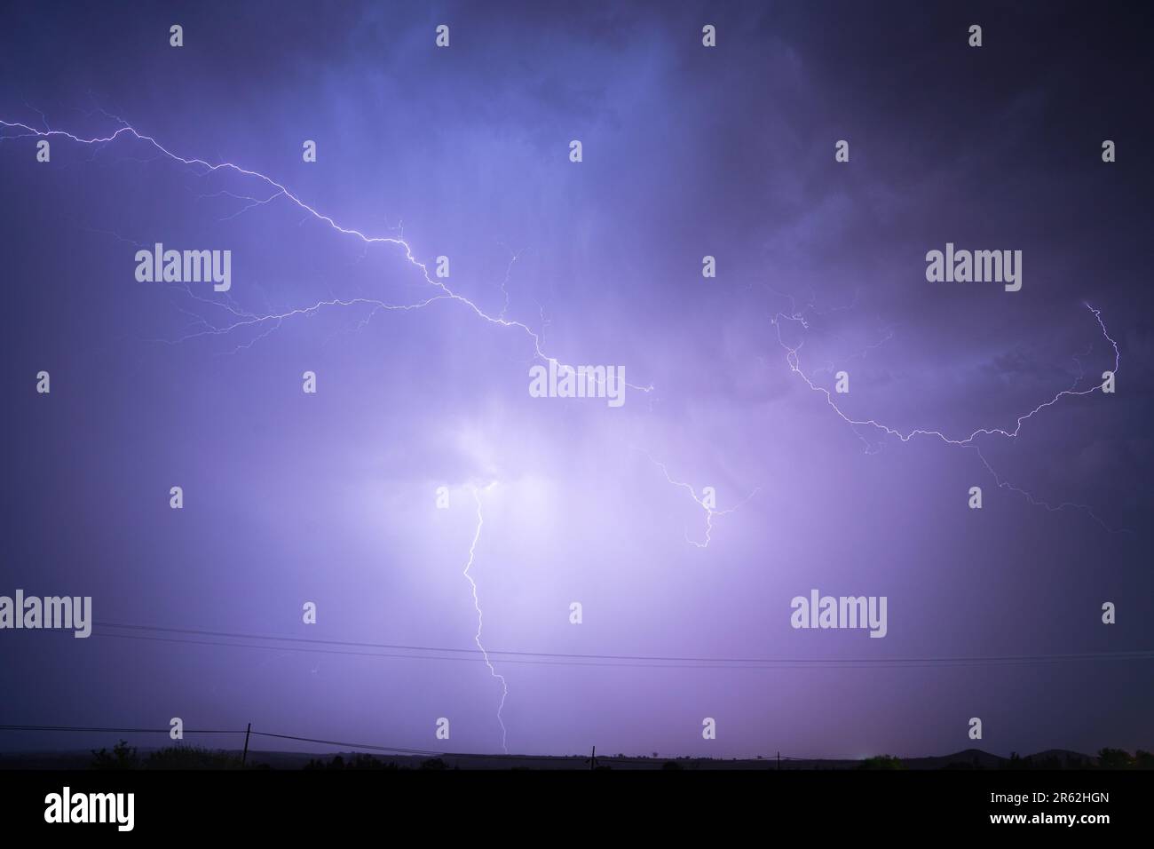 Lightning aerial hi-res stock photography and images - Alamy