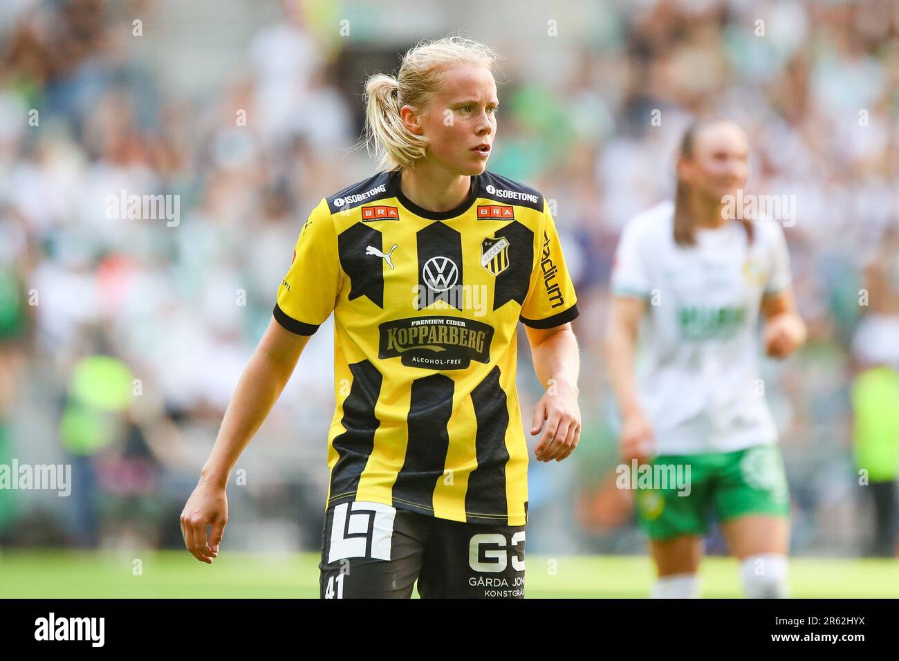 June 6, 2023: Julie Blakstad (41 Hacken) in the Swedish Cup Final on ...