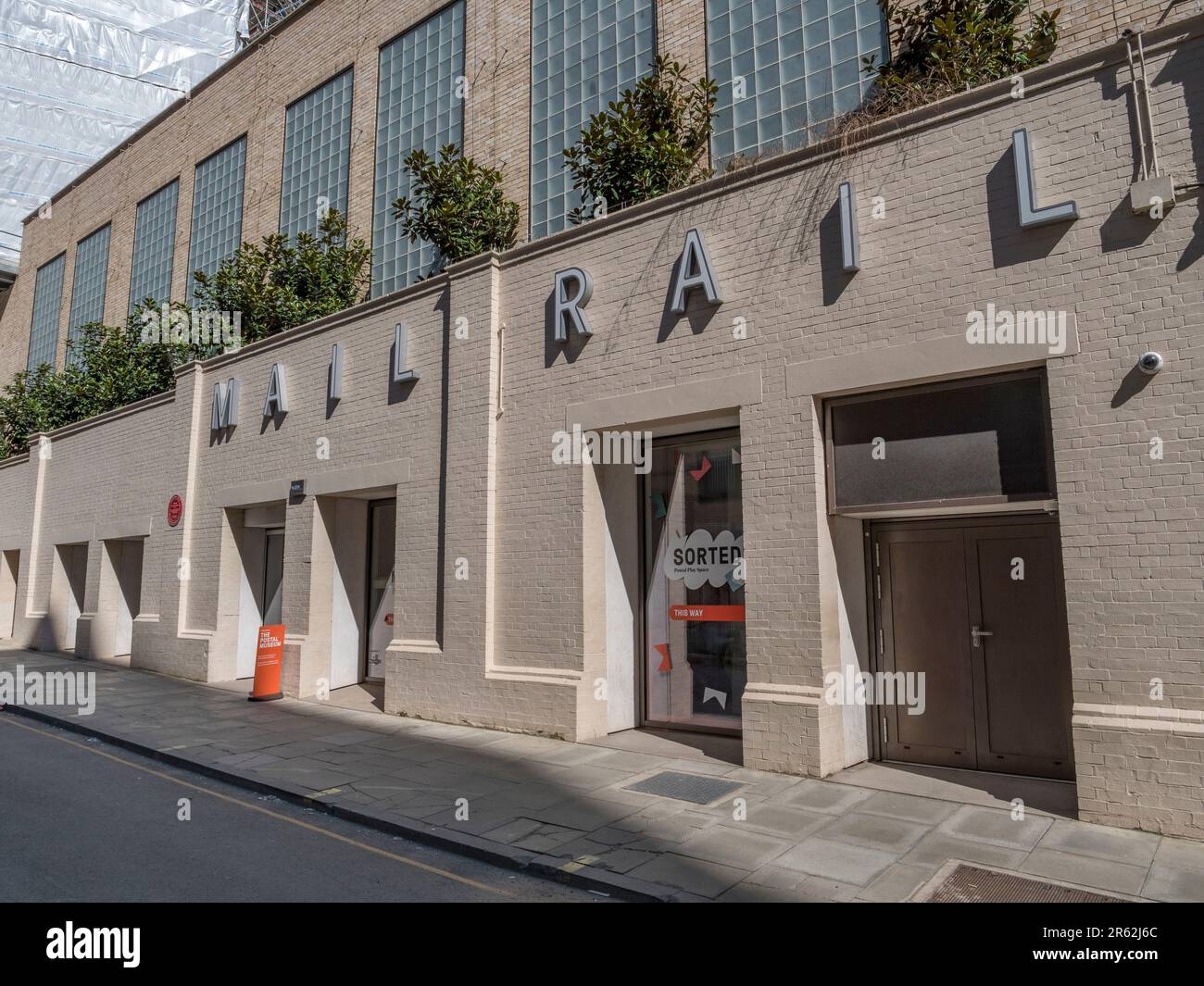 Exterior view of the Mail Rail Museum in London, UK Stock Photo - Alamy