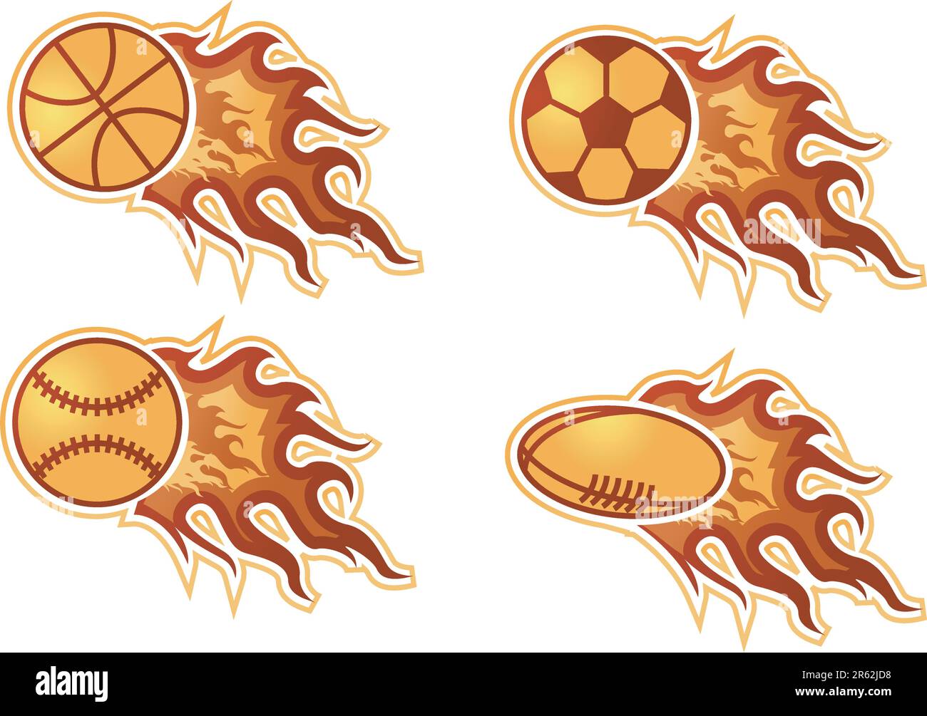 Fire balls Stock Vector Images - Alamy