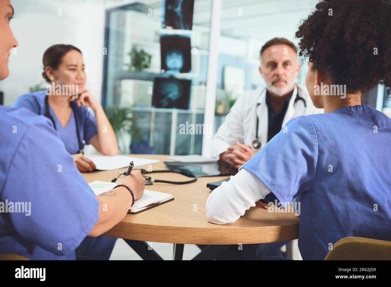They all understand their roles and responsibilities. a team of doctors ...