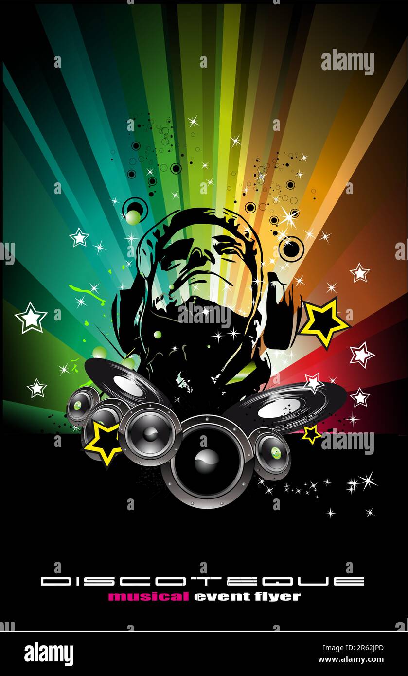 Dj background hi-res stock photography and images - Alamy