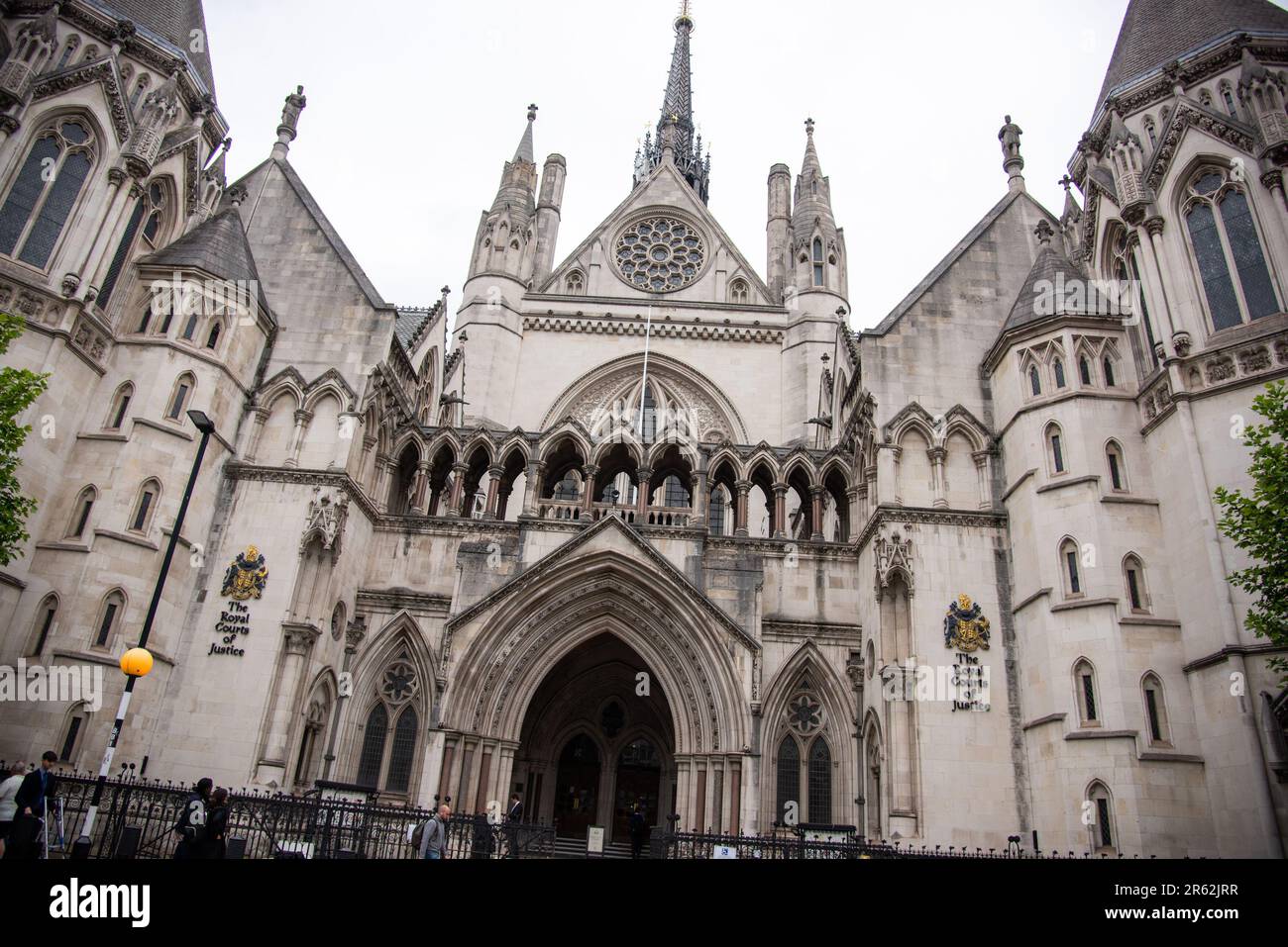 The Royal Courts of Justice, Britain's High Court seen before Prince ...