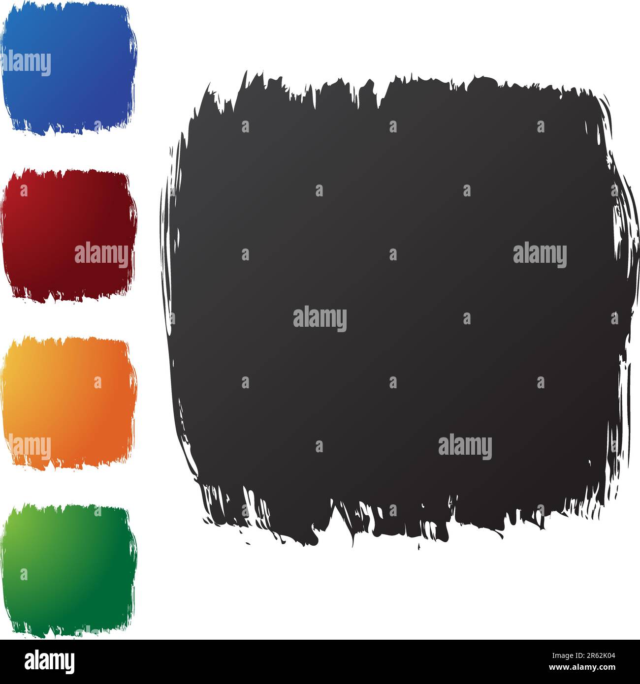 Brushstrokes paint Cut Out Stock Images & Pictures - Alamy