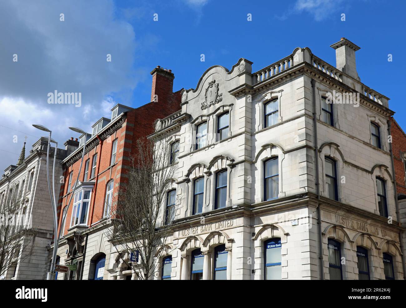 Omagh High Street in County Tyrone Stock Photo - Alamy