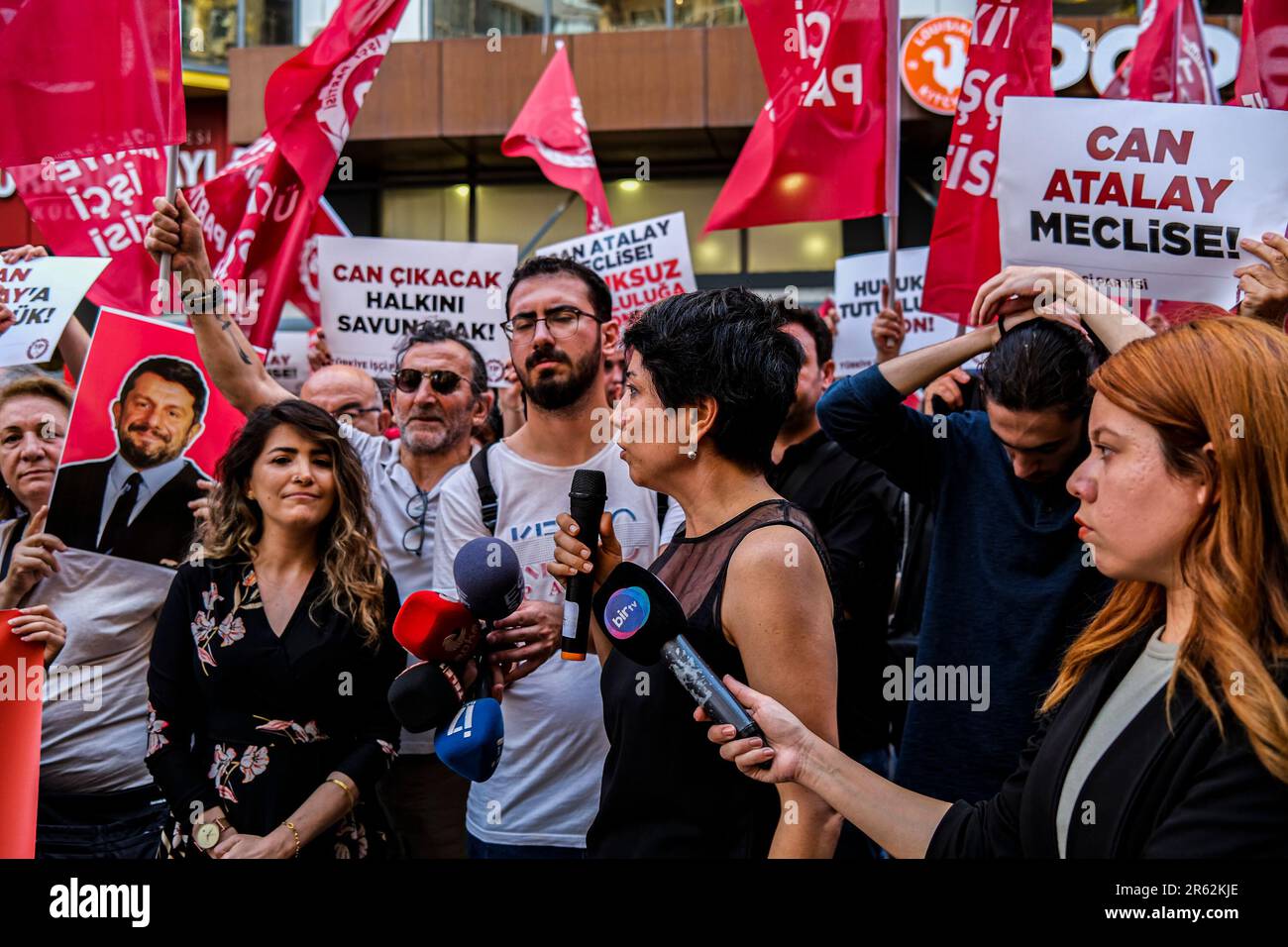 Izmir, Turkey. 06th June, 2023. A press release is being made for Can ...
