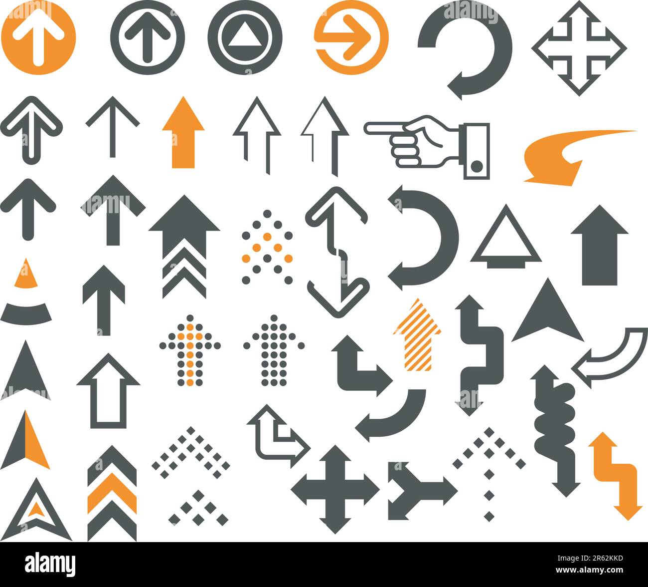 Illustration different color hand Stock Vector Images - Alamy