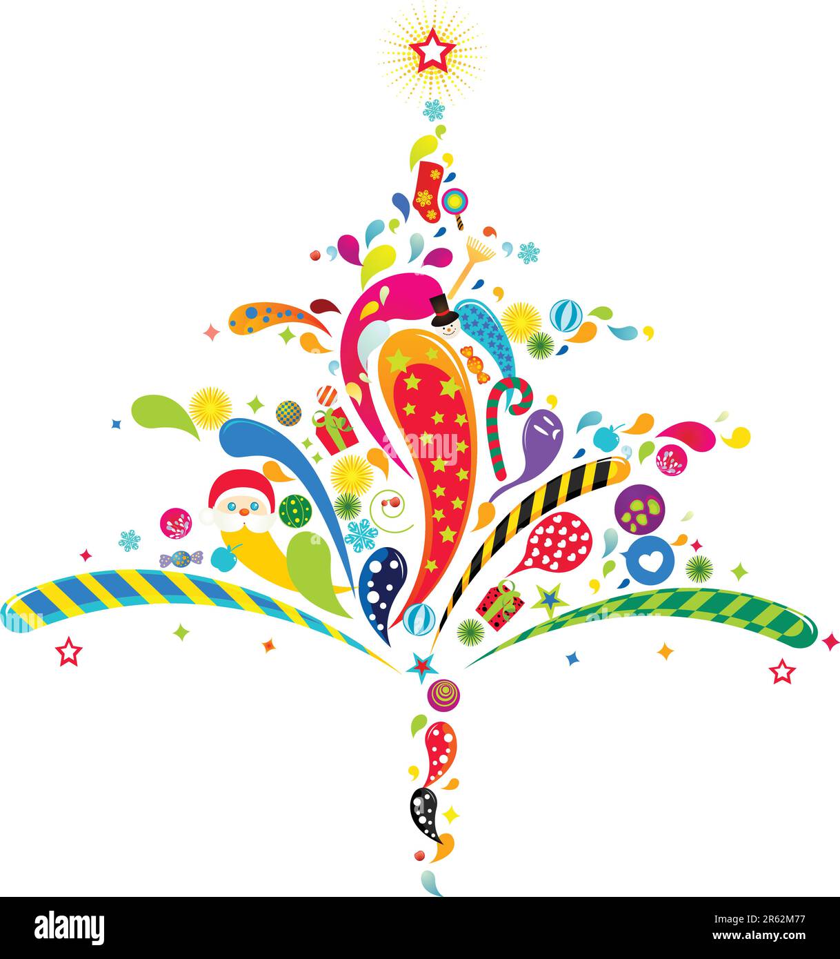 Christmas tree pattern design hi-res stock photography and images - Alamy