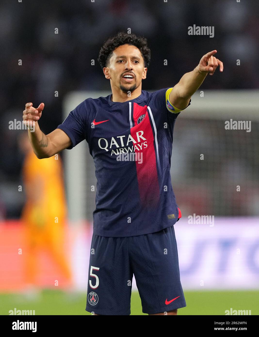 Marquinhos of PSG during the Ligue 1 match between Paris Saint Germain ...