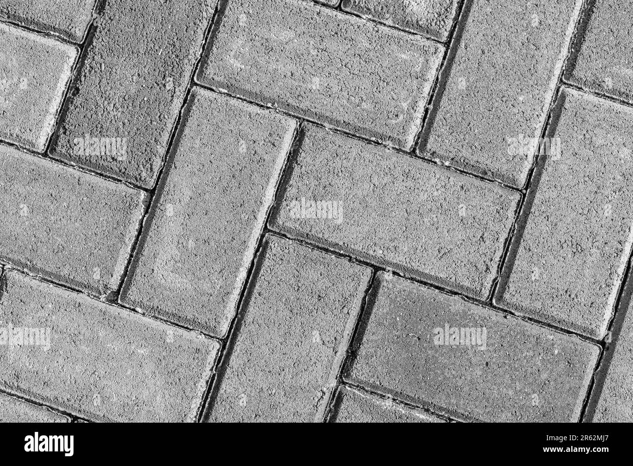 The texture of the paved tiles at the bottom of the street Stock Photo ...